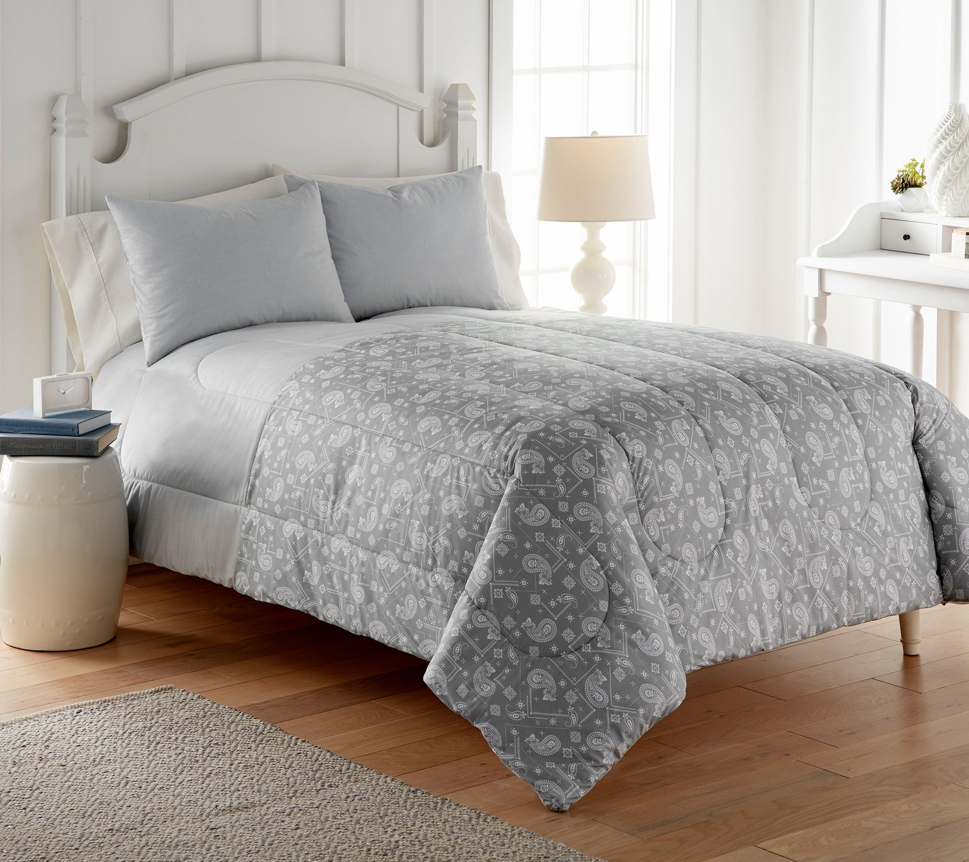 Shavel King Micro Flannel 6 in 1 Comforter Set - QVC.com