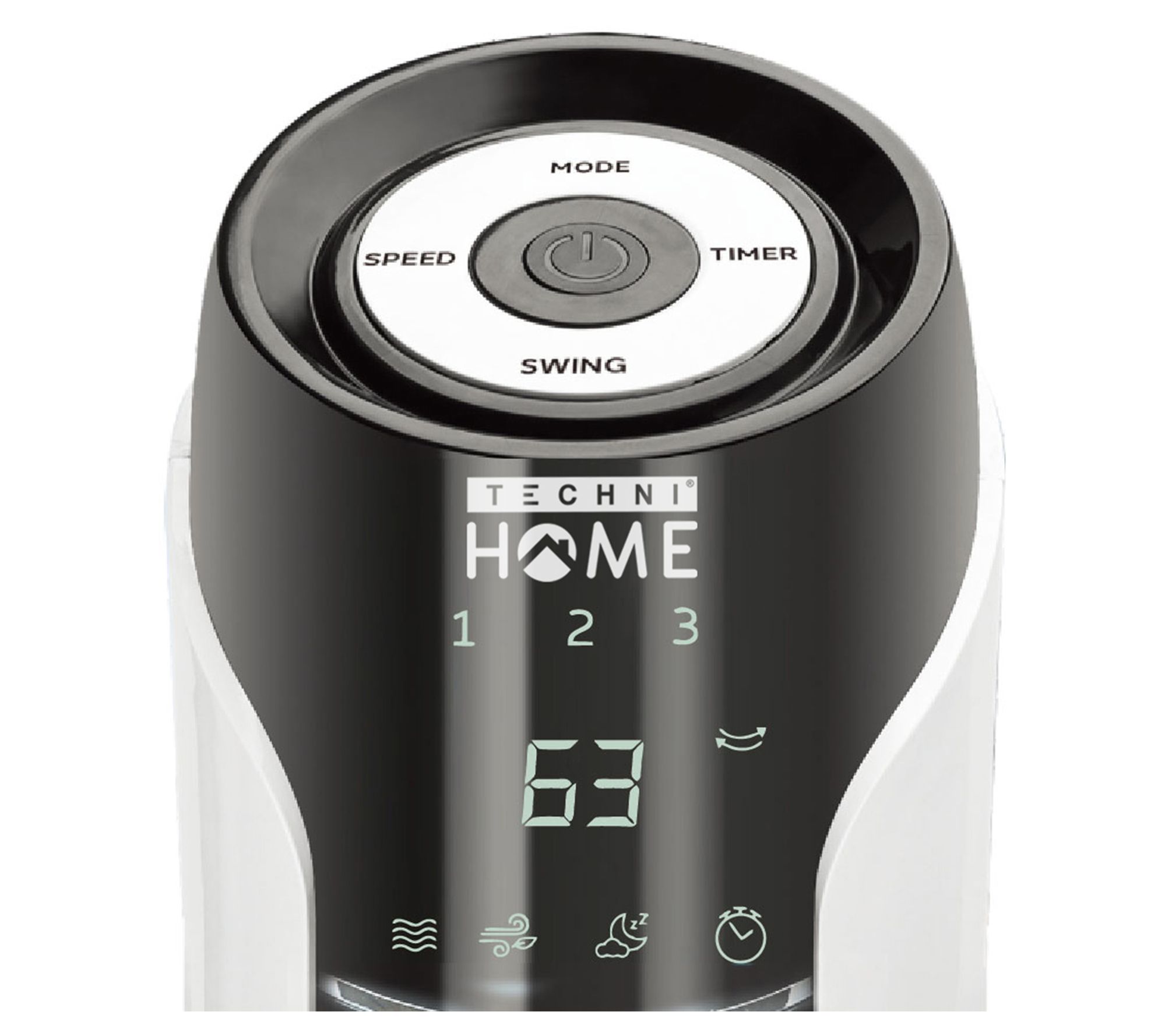 Techni Home 48" Tower Fan 3 Wind Speeds W/Remote Control - QVC.com