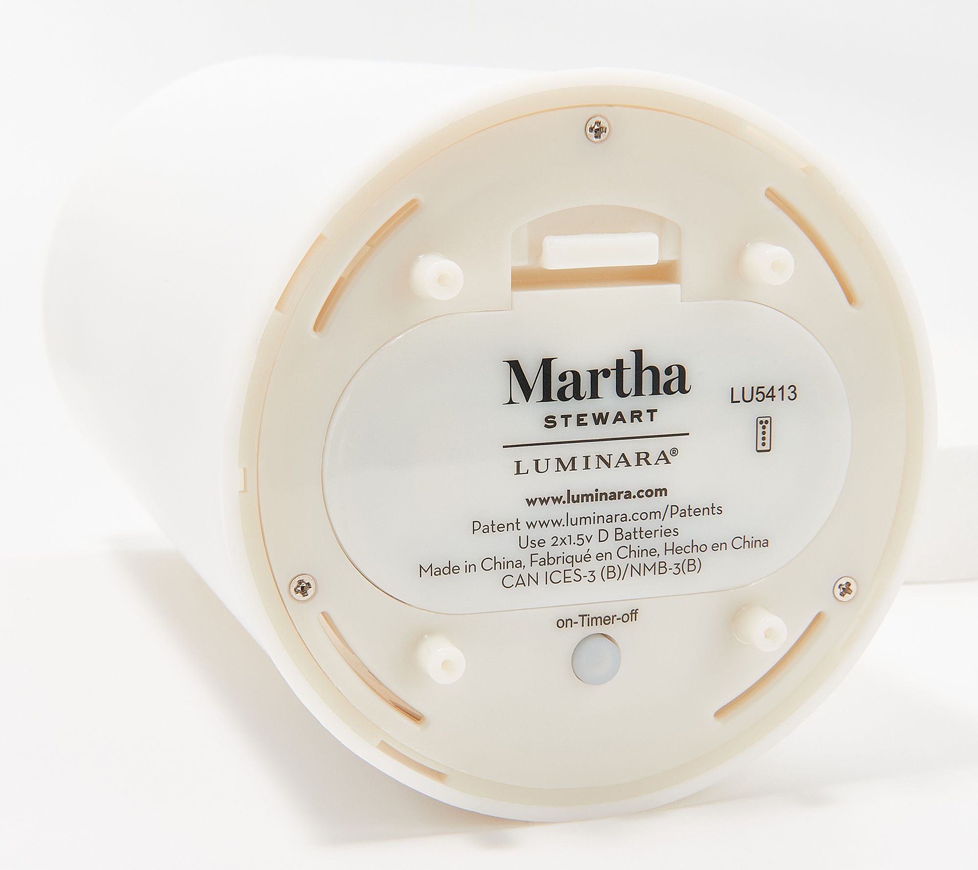 "As Is" Martha Stewart S/2 Flameless 7" Outdoor Matte Pillars - QVC.com