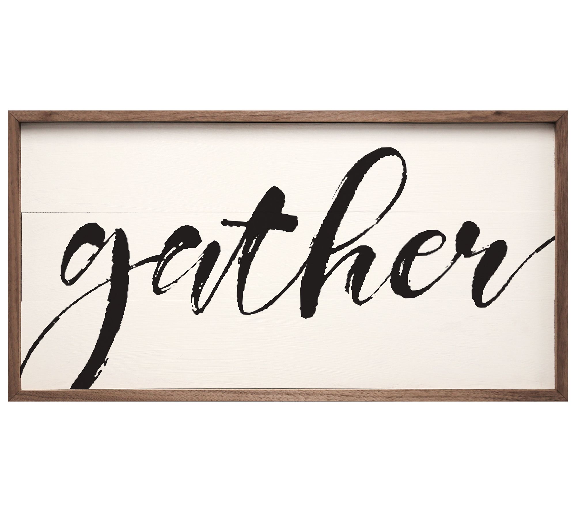 "Gather" Typography Print - QVC.com