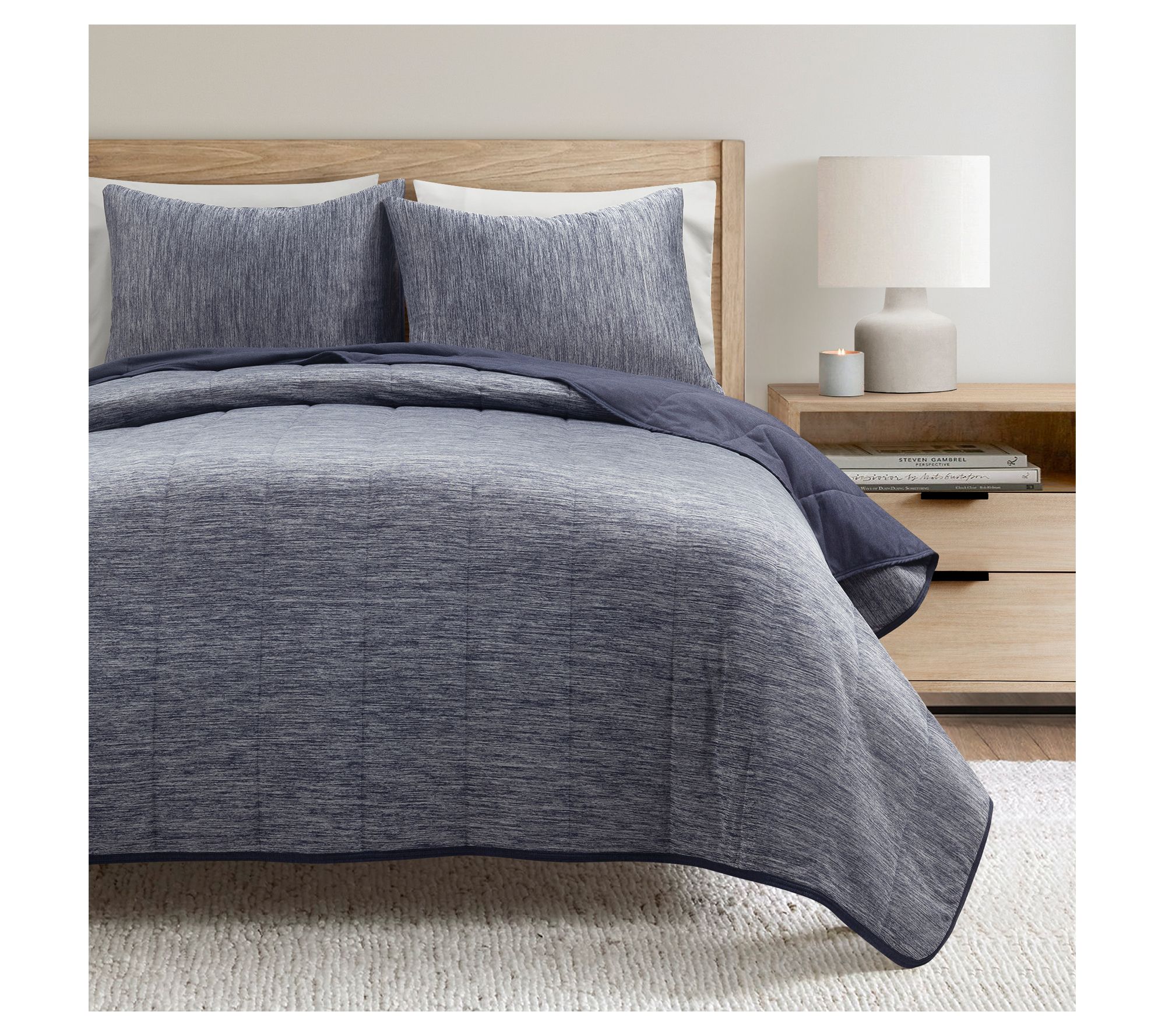 Lush Decor Cooling Quilted Blanket 3pc Set King/Cal King - QVC.com