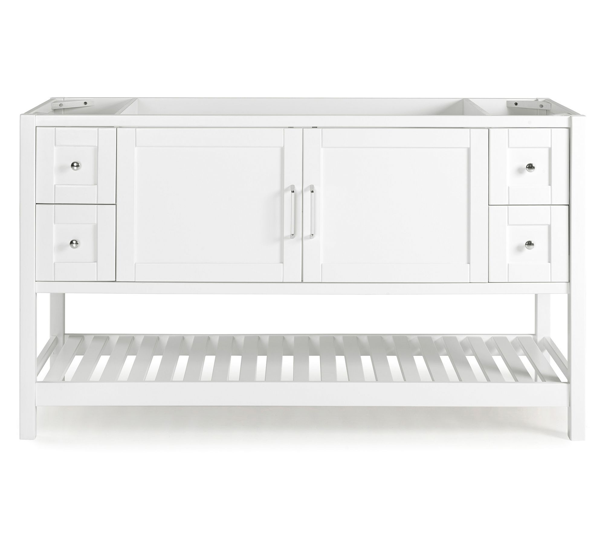 Alaterre Furniture Bennet 60" Vanity Cabinet Without Sink - QVC.com