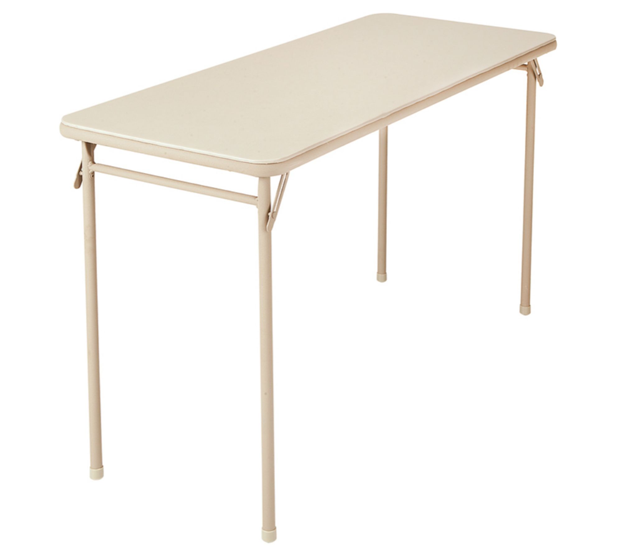 Cosco 20" x 48" Vinyl Top Folding Table - QVC.com