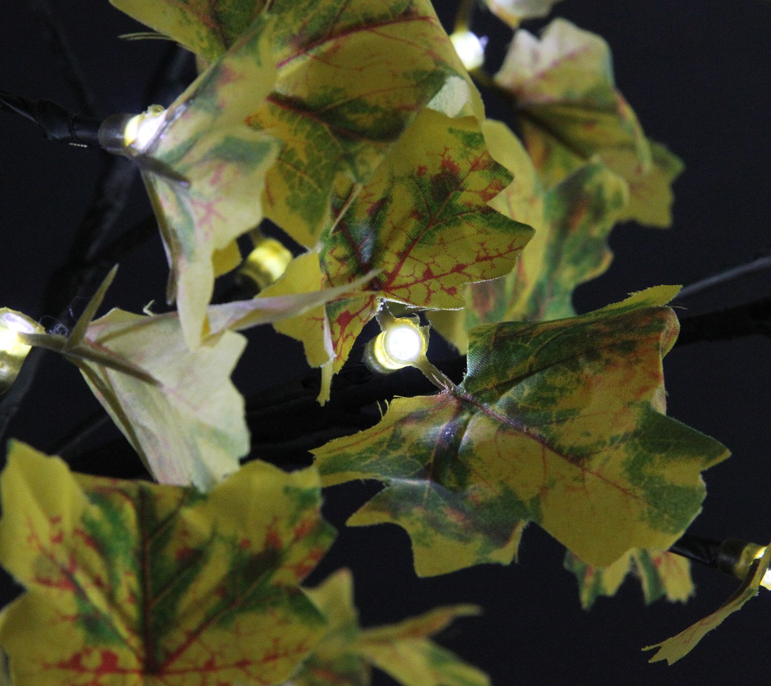 Northlight 5' Pre-Lit LED Harvest Maple Leaf Tree White Lights - QVC.com