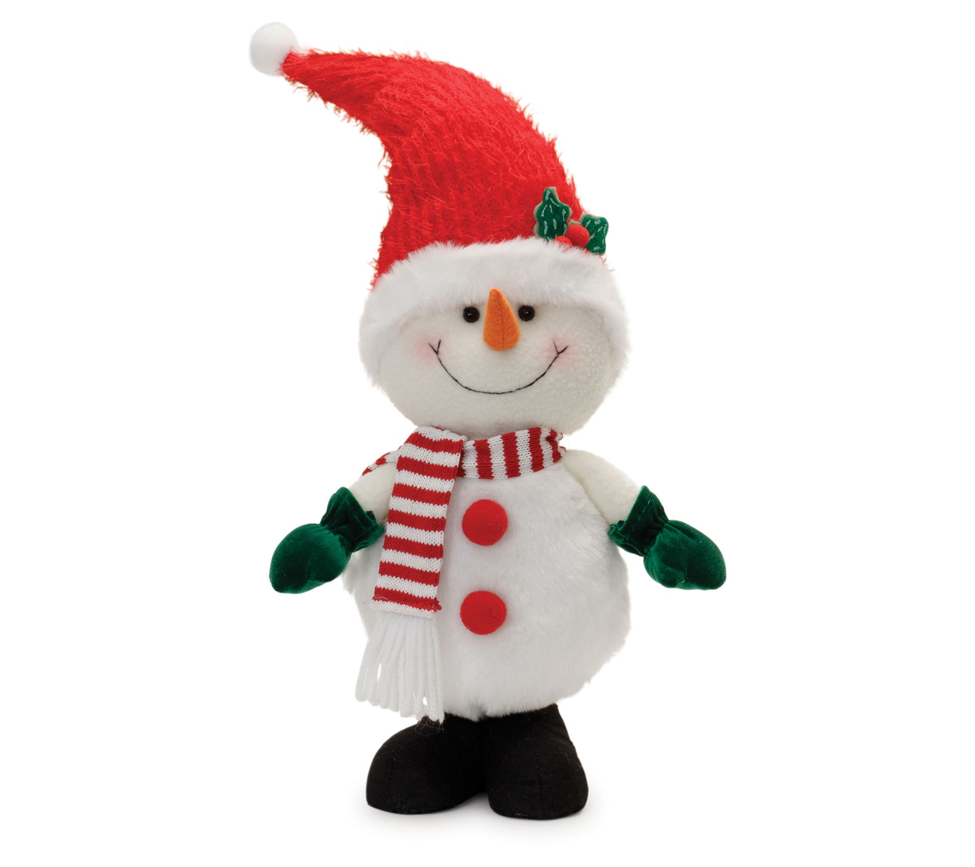 Melrose Plush Snowman Shelf Sitter (Set of 2) - QVC.com