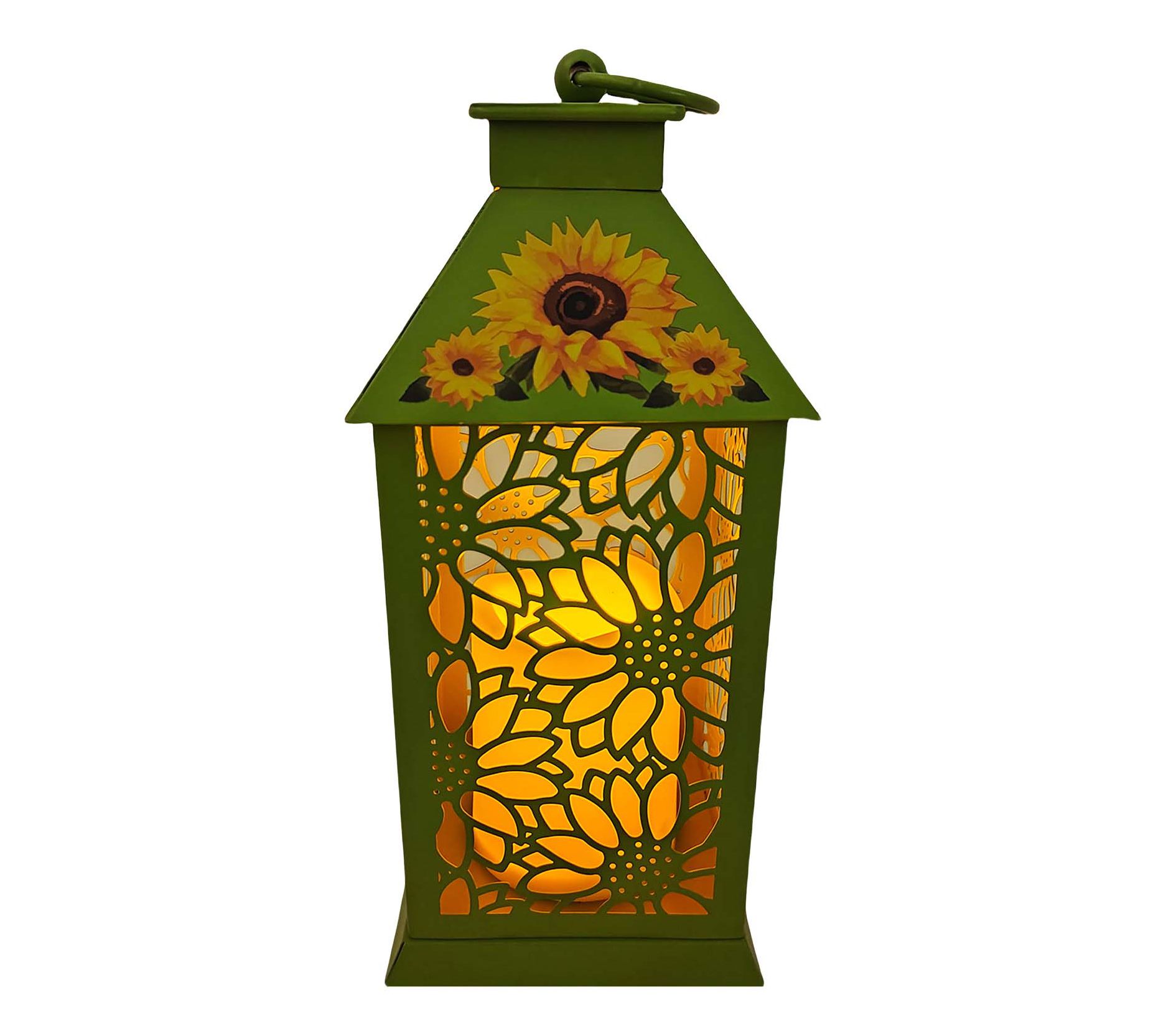 Temp-tations Seasonal 11" Lantern with Cutouts - QVC.com