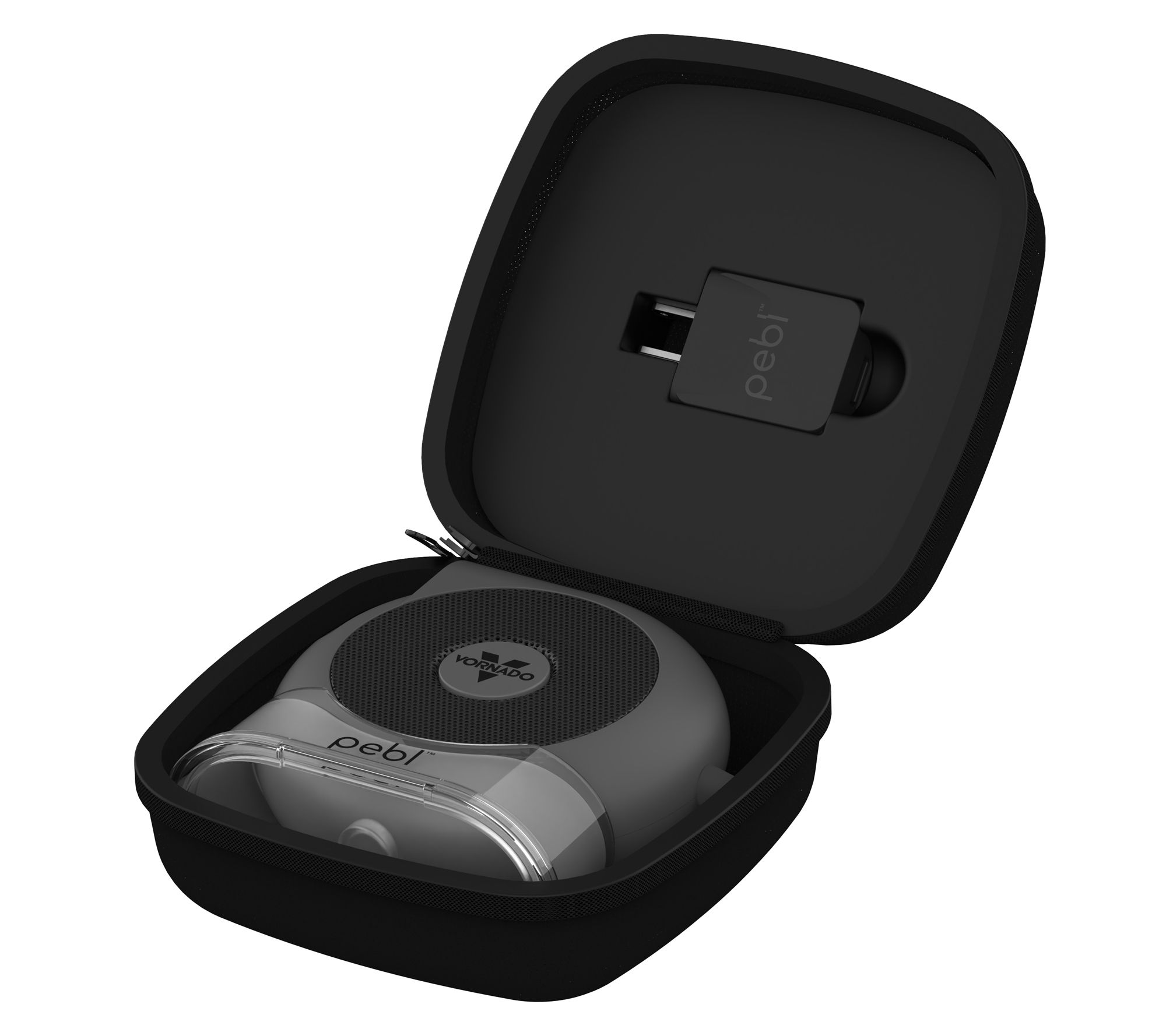 Vornado PEBL PAK Portable Desk Fan with Carry C ase & USB Powe - QVC.com