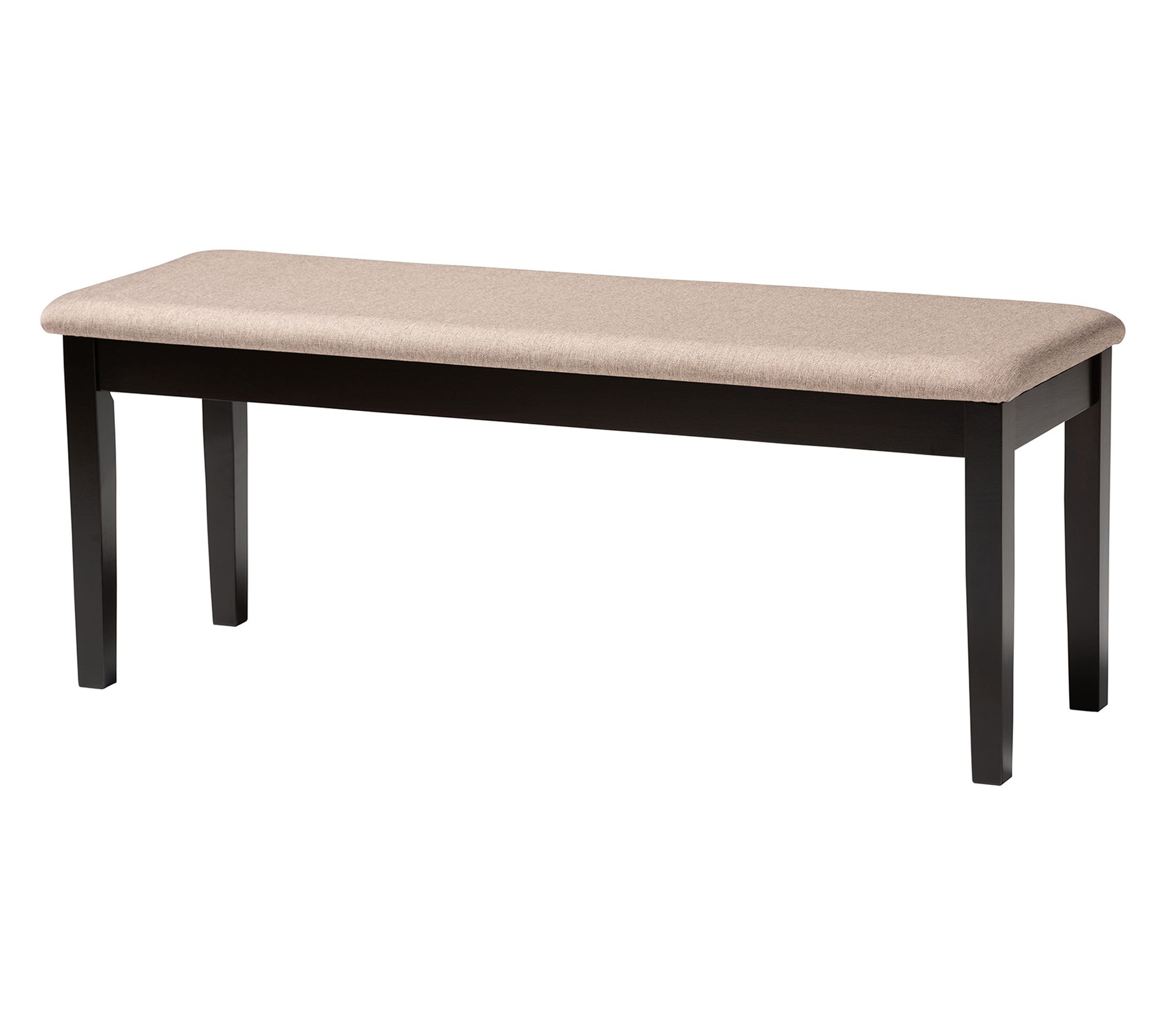 Baxton Studio Florencia Fabric and Wood 6-PieceDining Set - QVC.com