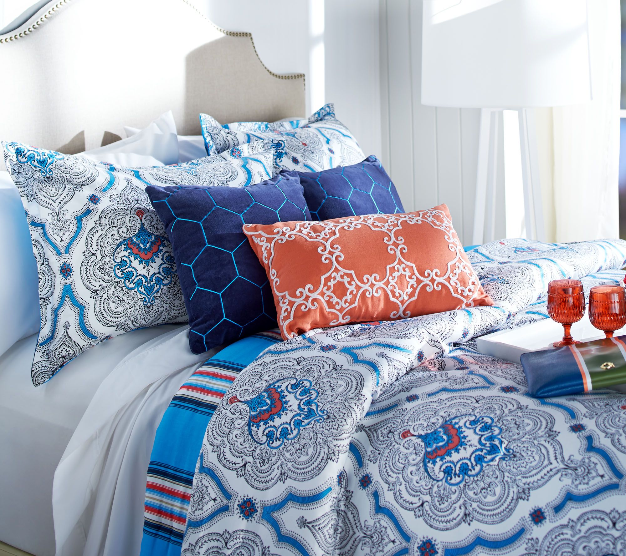 Scott Living Treasures or Biolan 5 Piece Twin Comforter Set - QVC.com