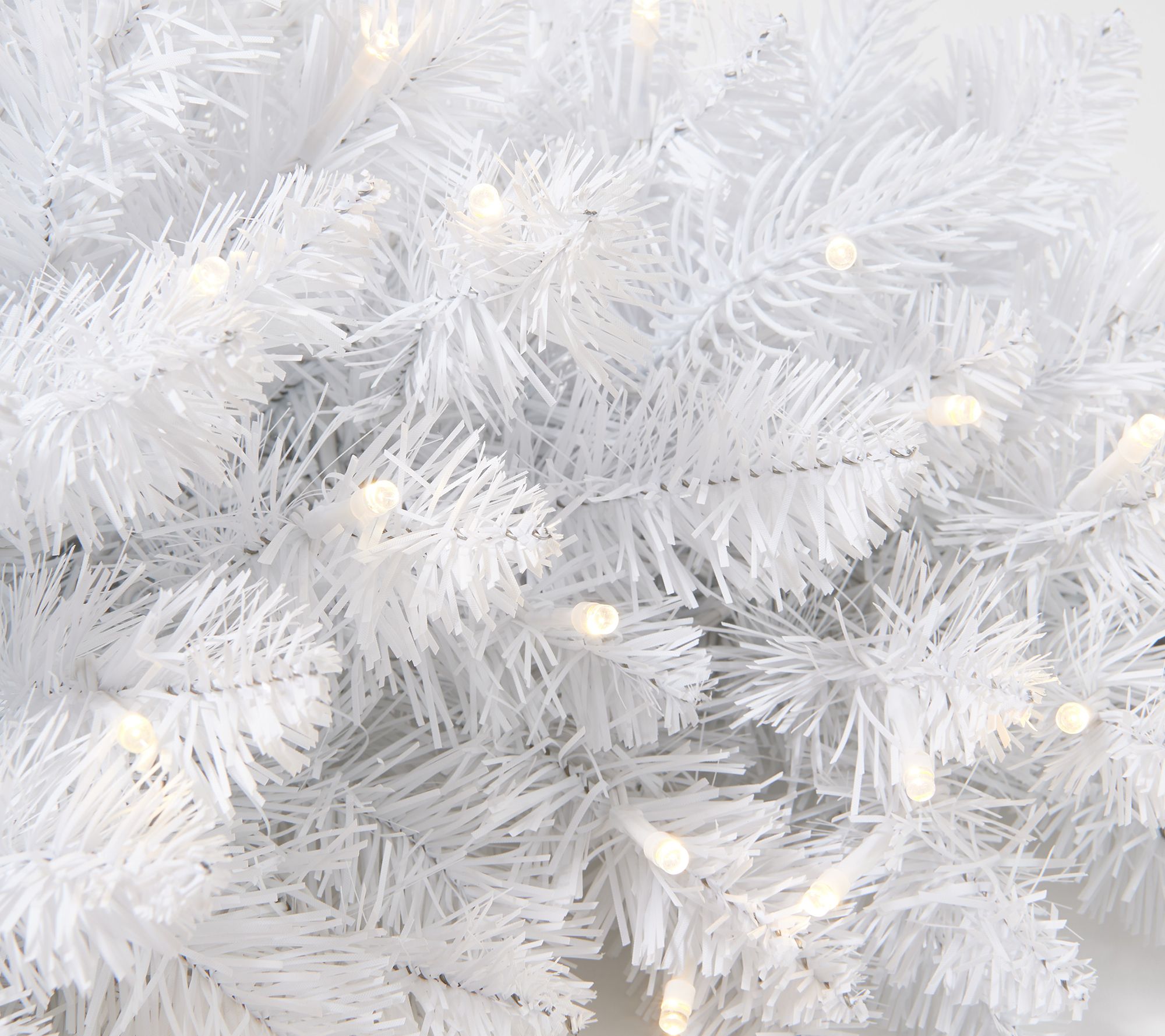 Bethlehem Lights 48" White Color Flip Overlit Swag - QVC.com