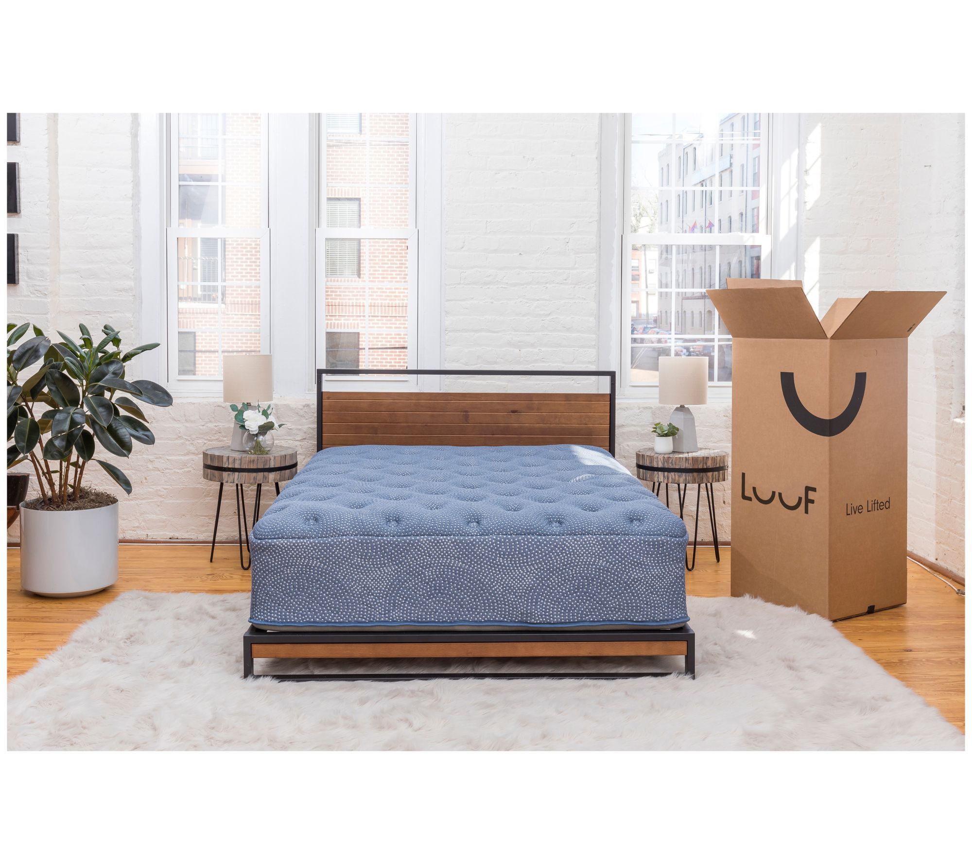 Luuf Firm King Mattress - QVC.com