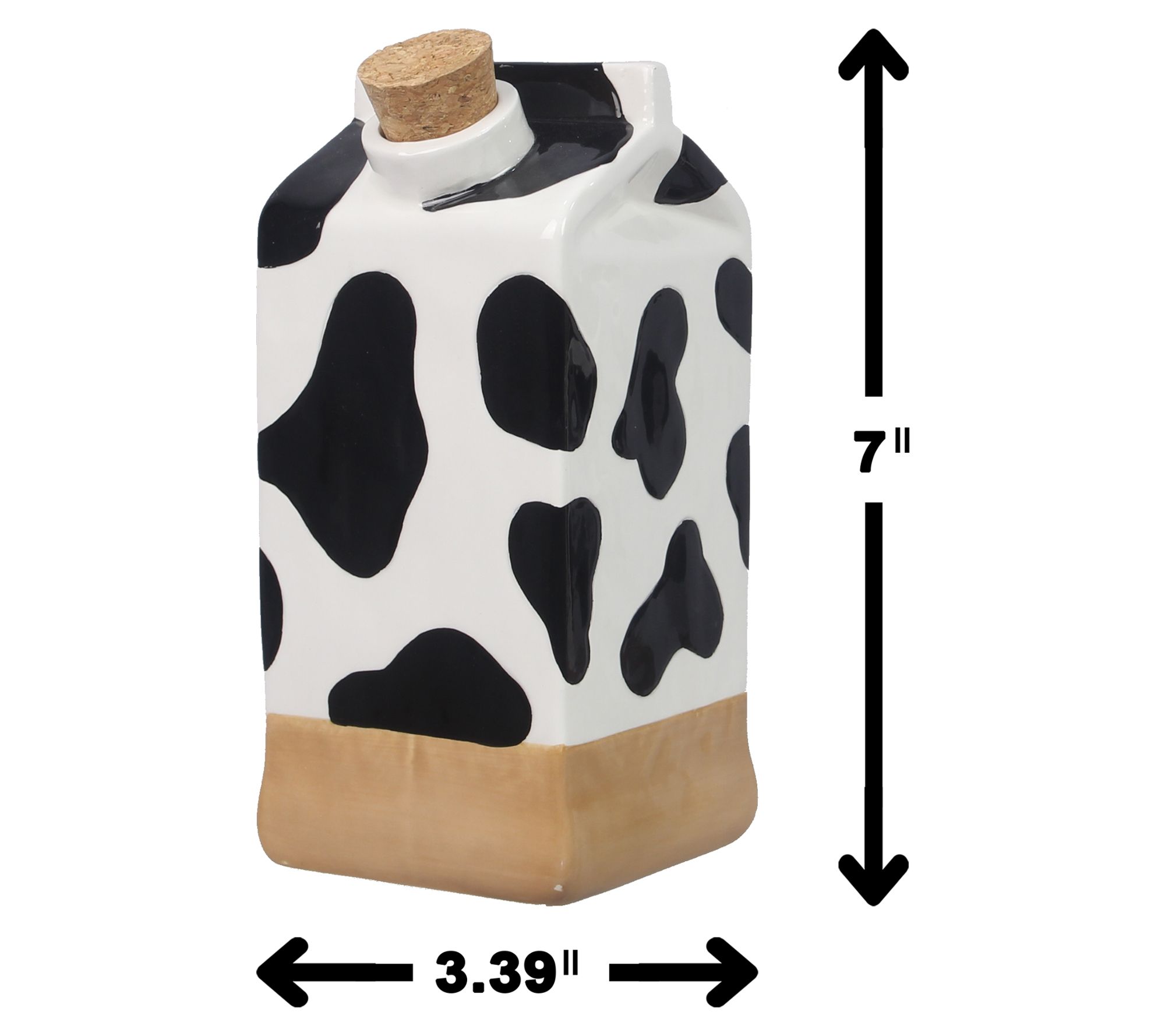 Young's Ceramic Cow Vase, Set of 2 - QVC.com
