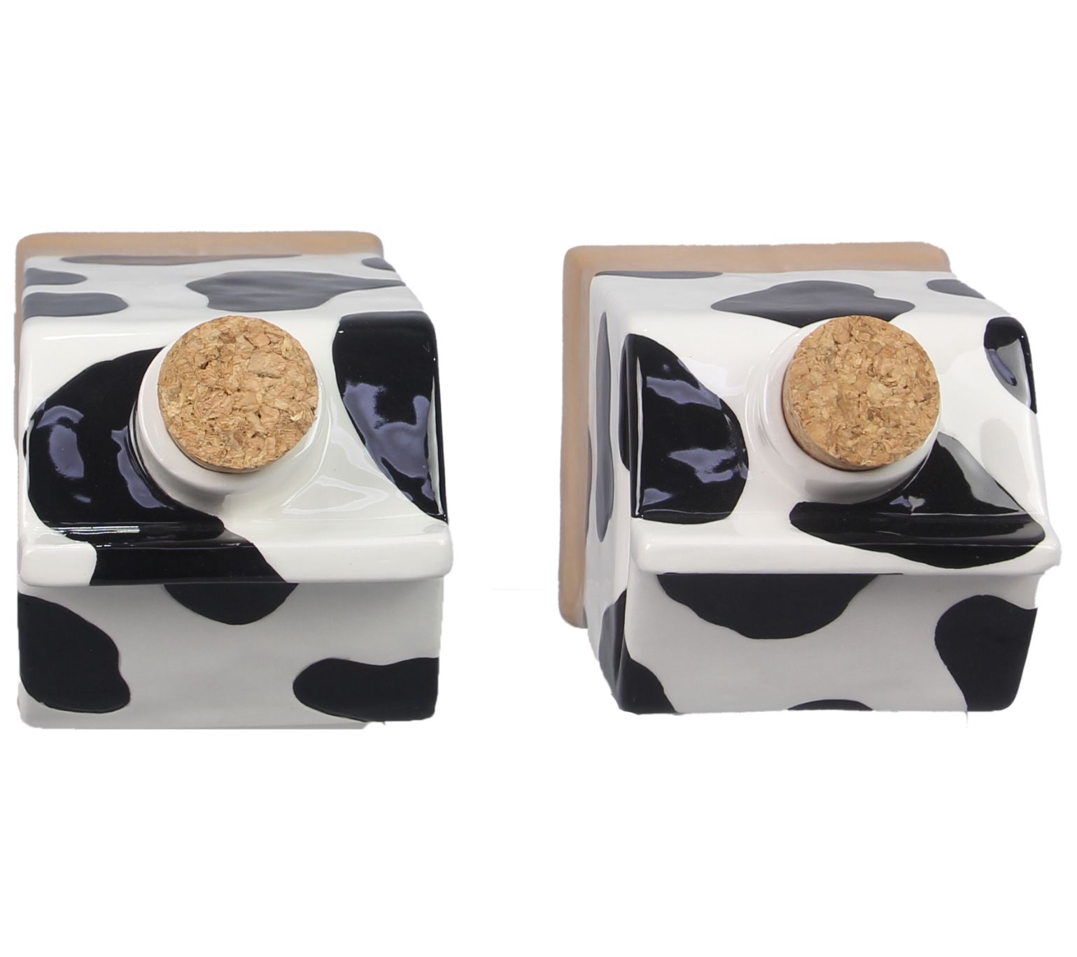 Young's Ceramic Cow Vase, Set of 2 - QVC.com