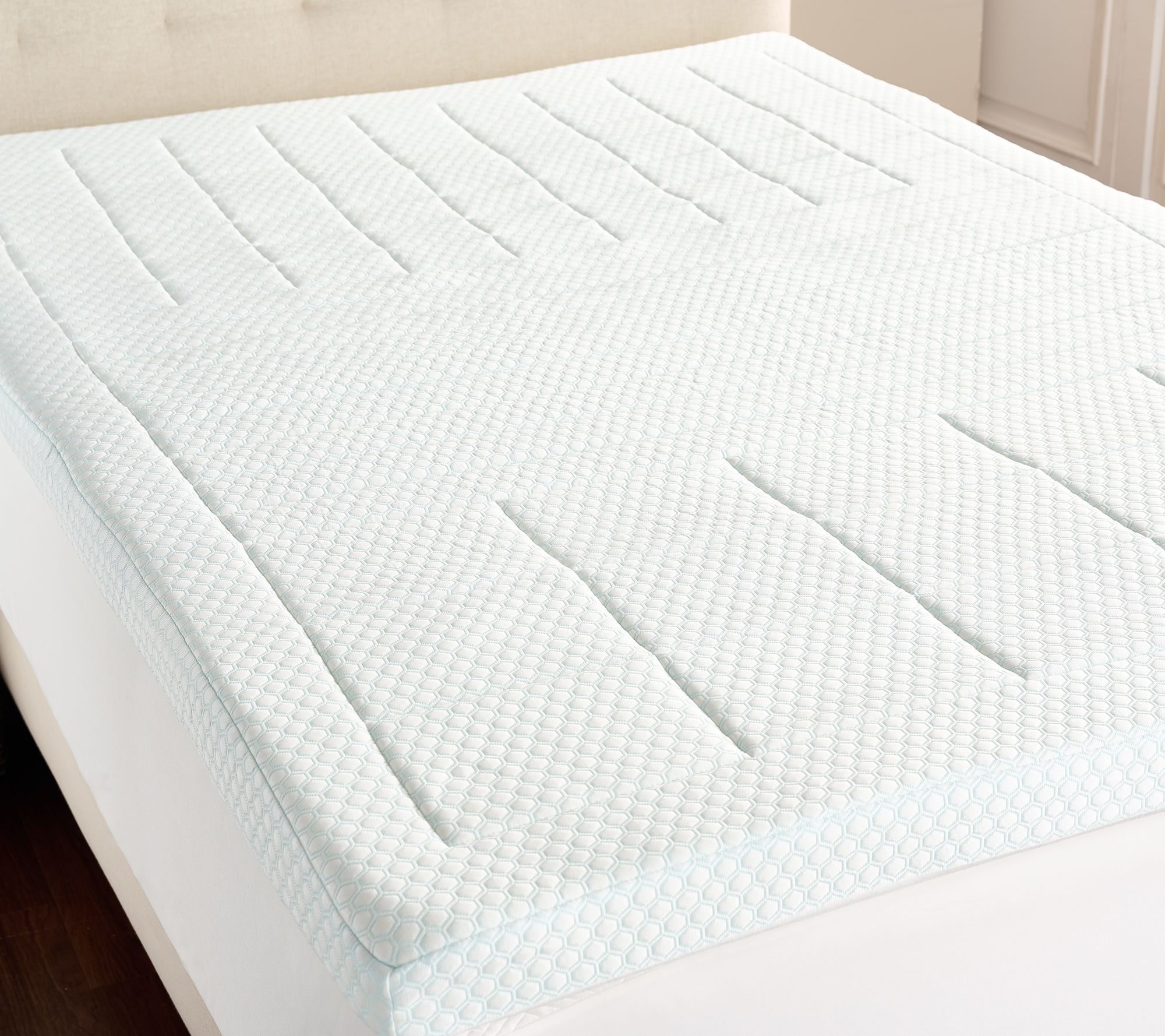 "As Is" Northern Nights 3" Memory Foam Topper with Cooling Cover - QVC.com