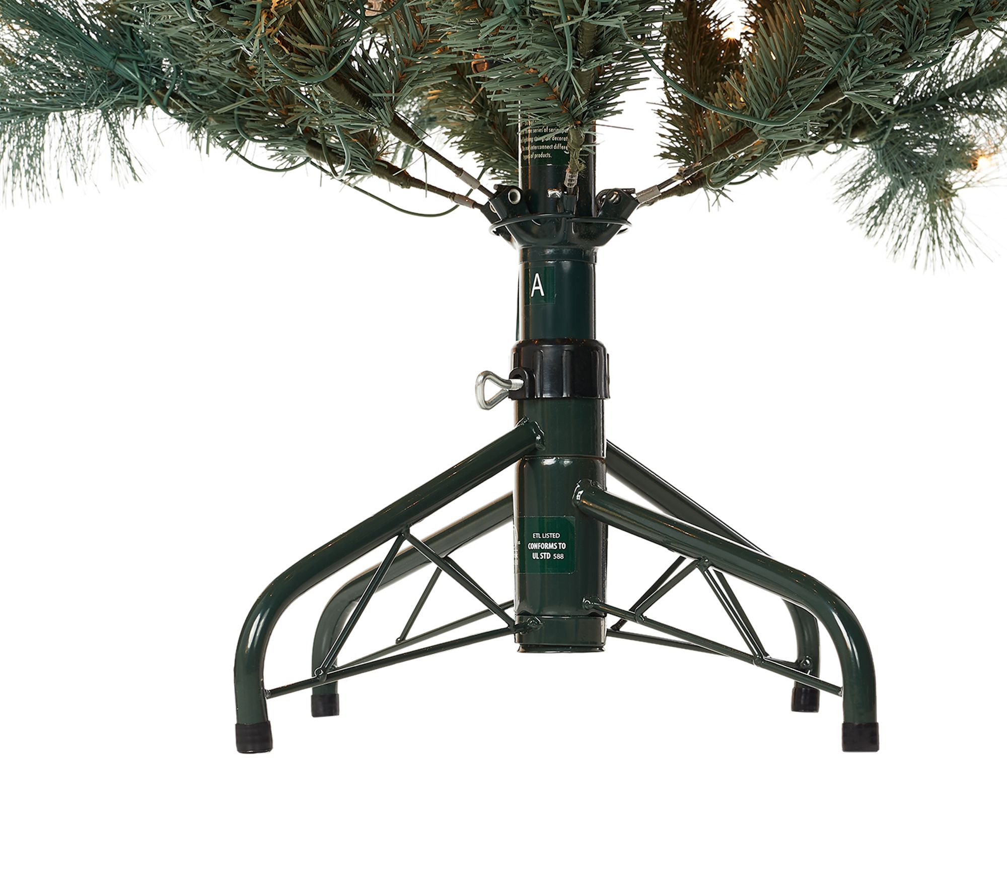 "As Is" Bethlehem Lights 5' Long Needle Blue Pine Tree - QVC.com