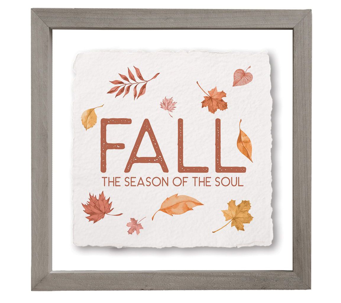 Sincere Surroundings 10" Season of the Soul Floating Frame Art - QVC.com