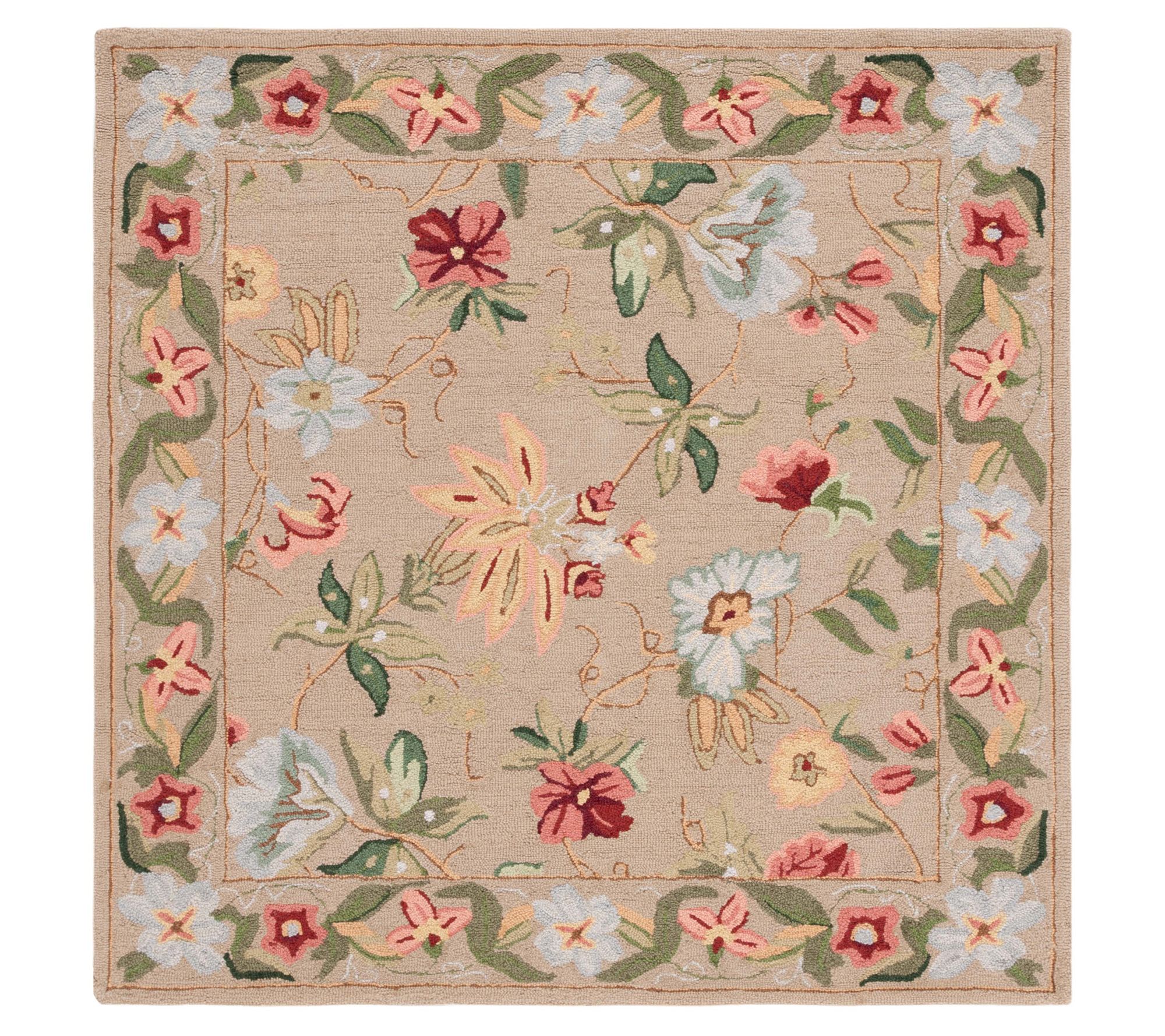 Chelsea Collect ion HK311 7' X 7' Square Rug b y Valerie - QVC.com