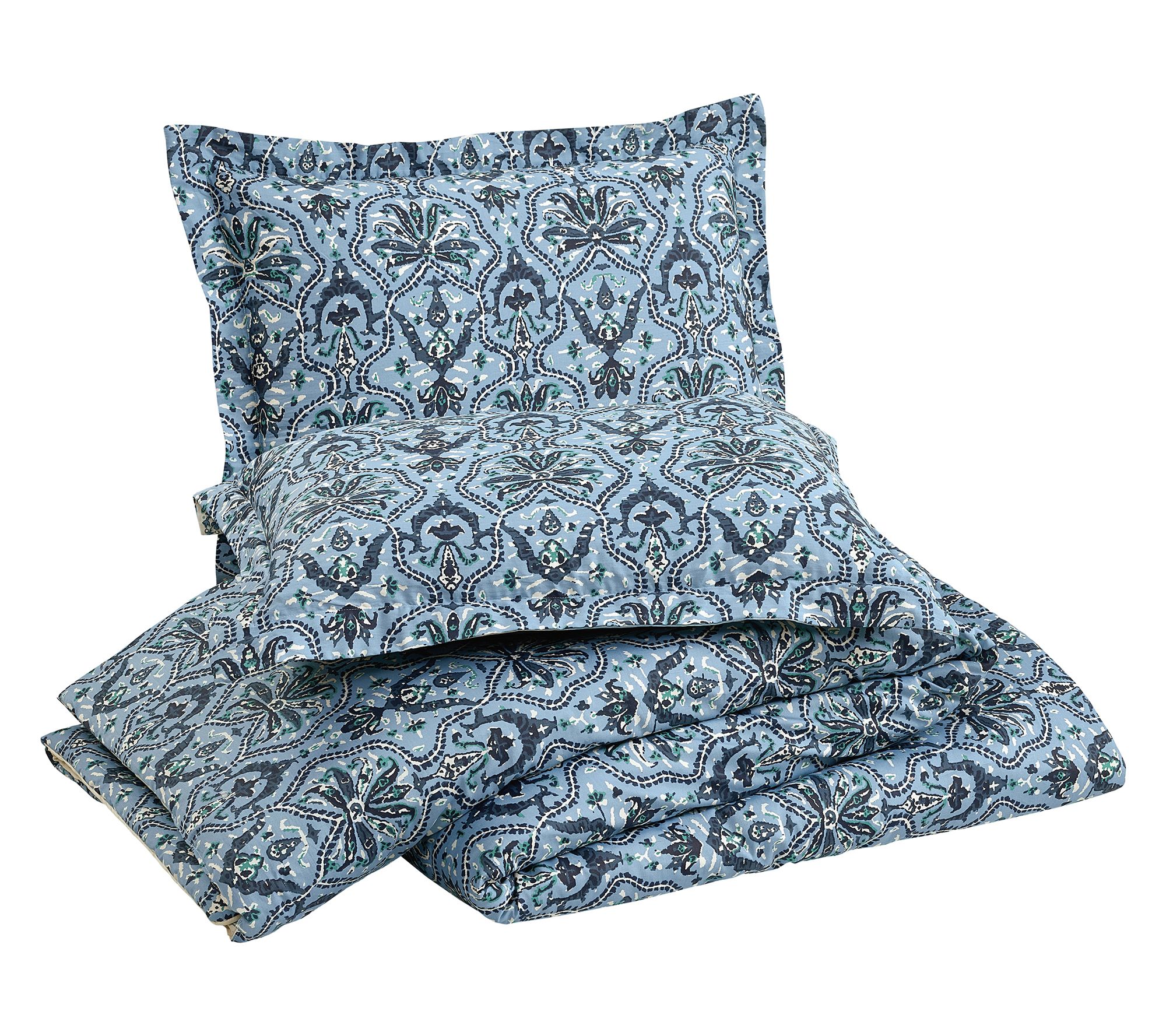 Spartina 449 Hamilton 3-Piece Full/Queen Comforter Set - QVC.com