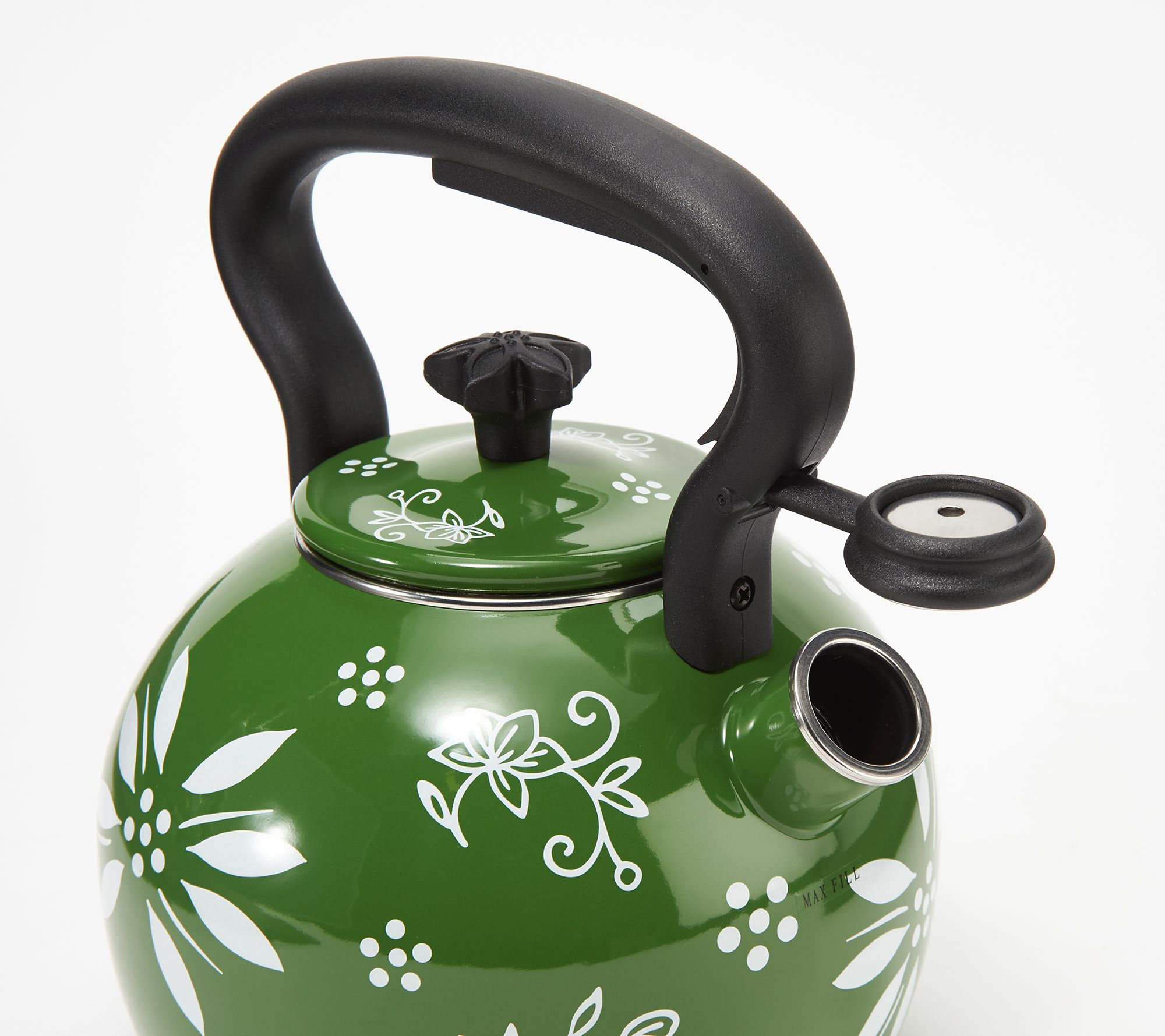 "As Is" Temp-tations 2-qt Mixed Print Tea Kettle - QVC.com