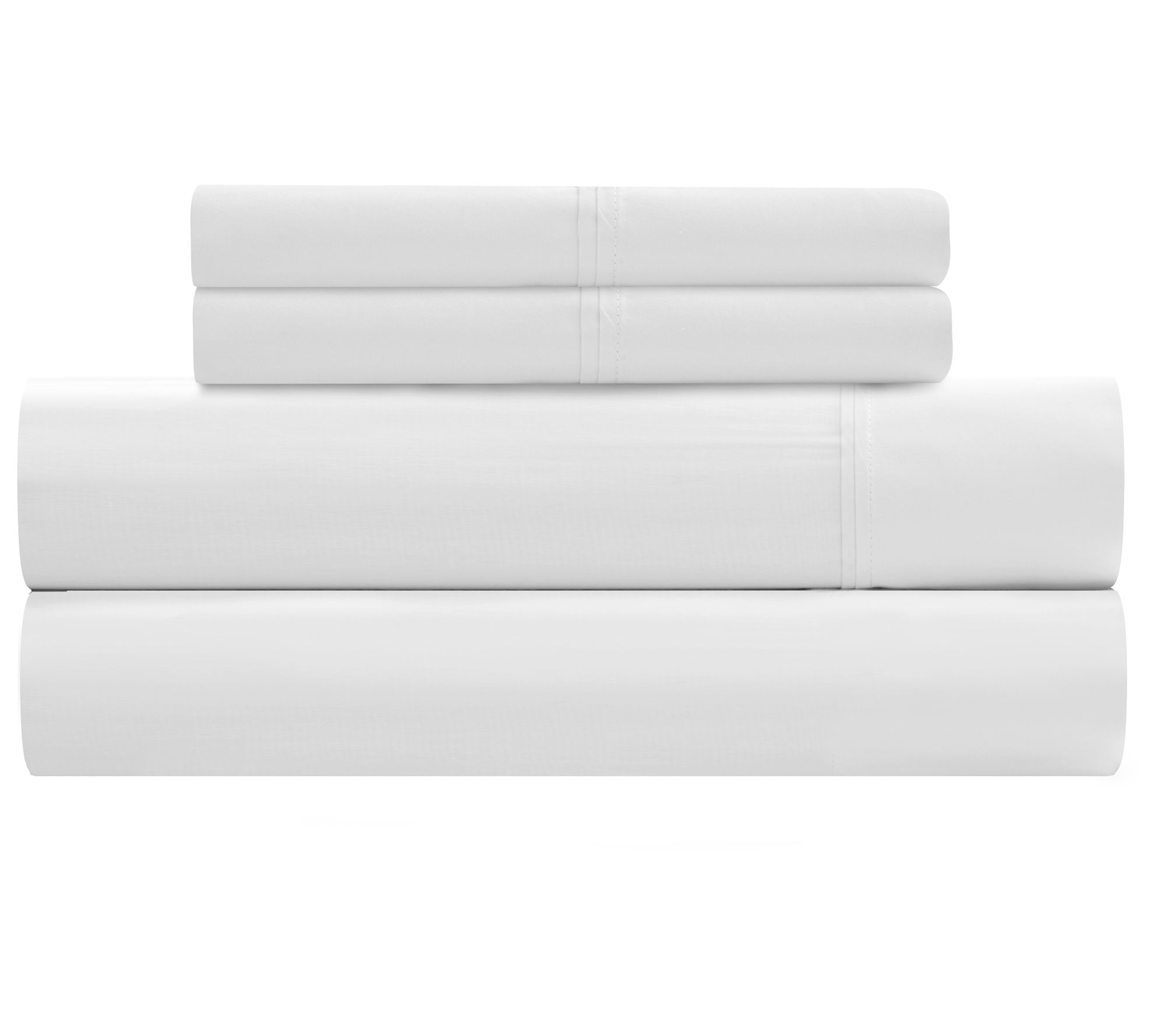 Nile Harvest Egyptian Cotton Sheet Set T/TwinXLby Grace Home - QVC.com