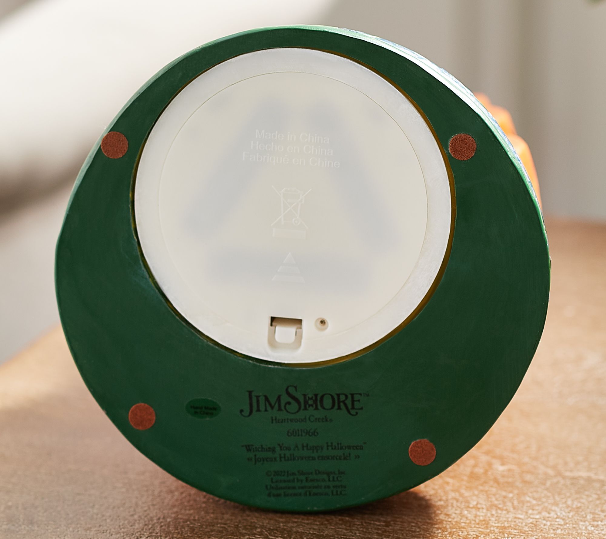 "As Is" Jim Shore Heartwood Creek 11" Lit and Rotating Witch - QVC.com