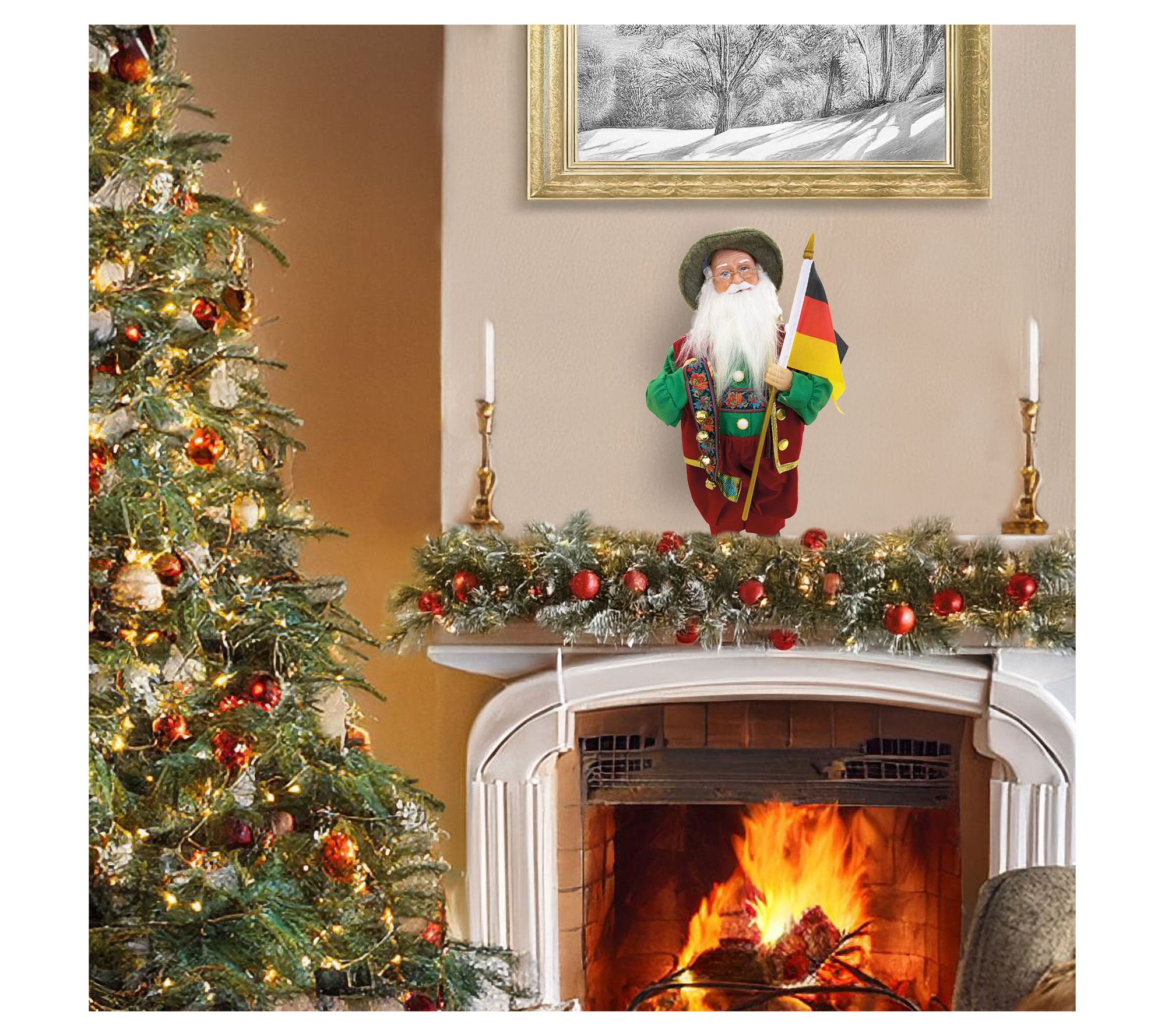 Santa's Workshop 12" German Claus - QVC.com