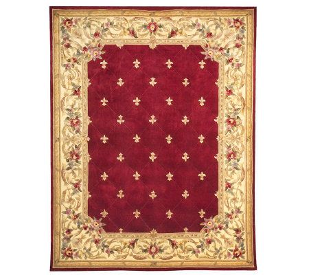 Royal Palace Vienna 7'3" x 9'3" Handmade Wool Rug - QVC.com