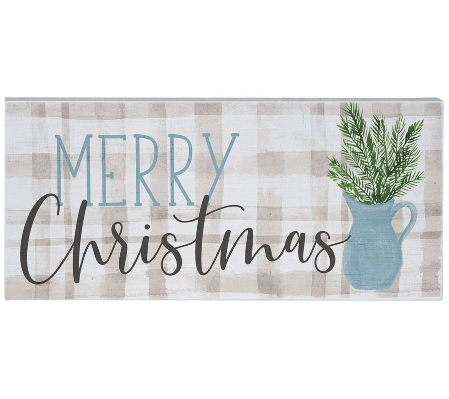 Merry Christmas Inspire Board By Sincere Surroundings - QVC.com