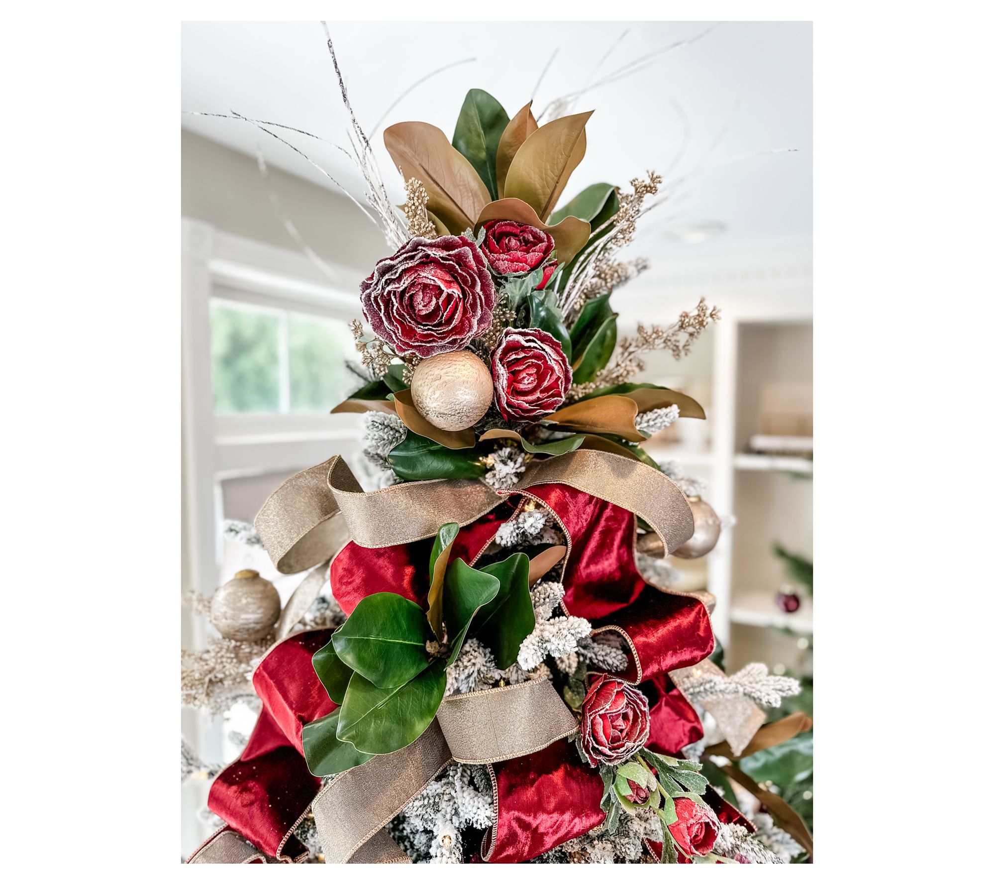"As Is" Simply Stunning Decorative Tree Topper by Janine Graff - QVC.com