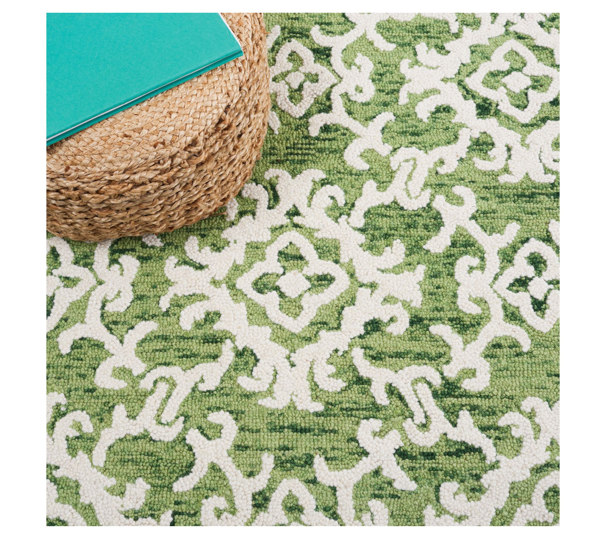 Blossom 104 Hand Tufted Wool 9' x 12' Rug by Valerie - QVC.com