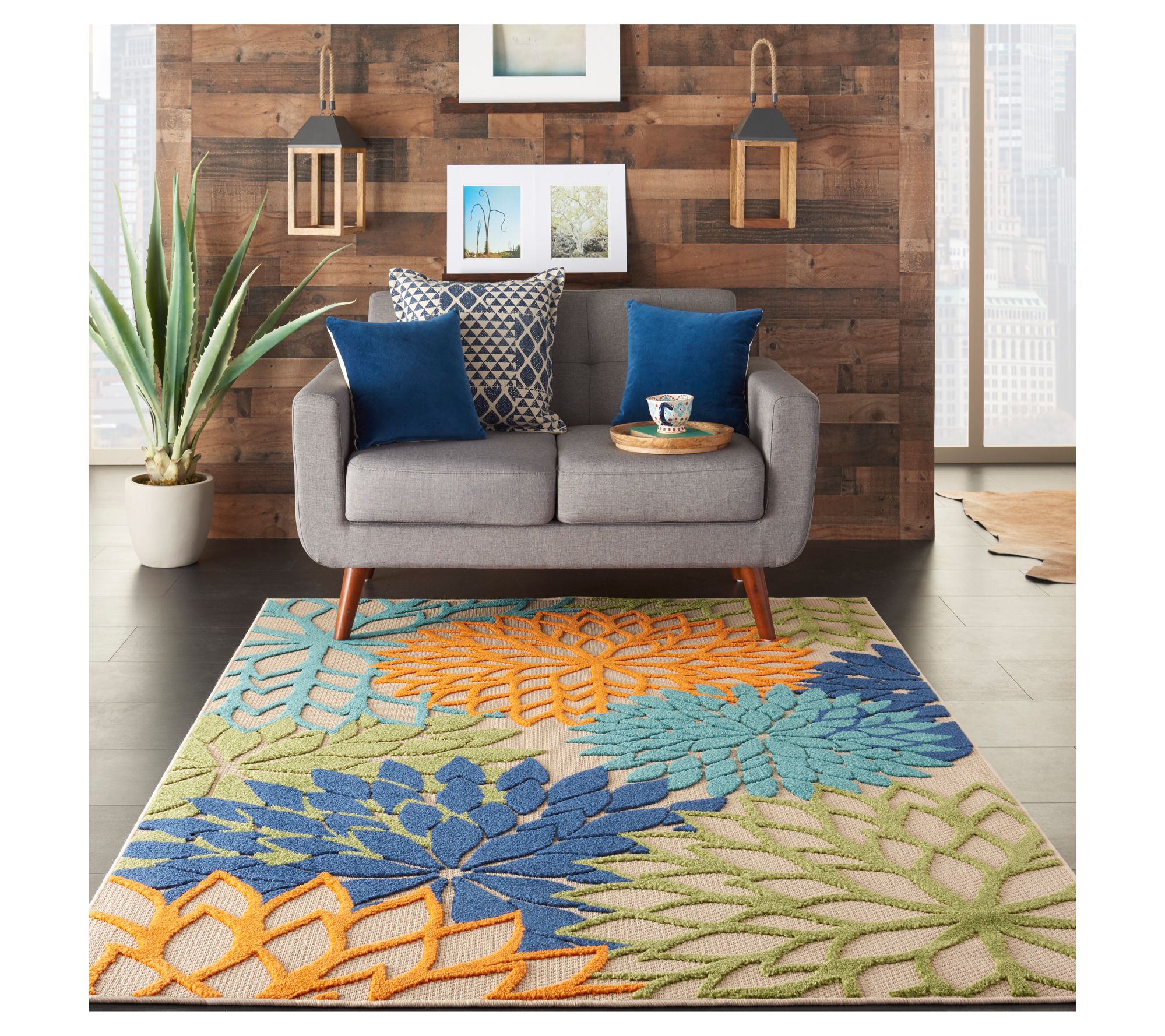 Nourison Aloha Tropical 3'6" x 5'6" Rug - QVC.com