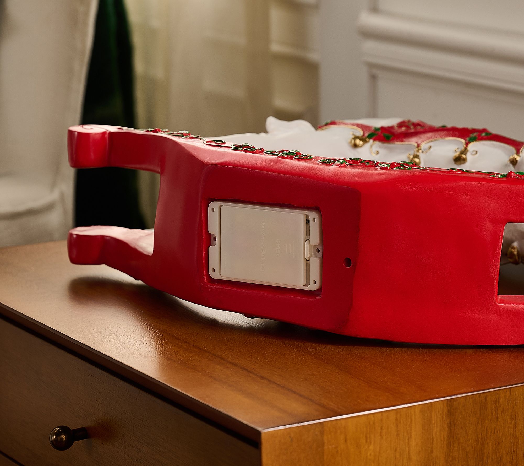 "As Is" Oversized Rocking Horse w/ Illum Tree by Valerie - QVC.com