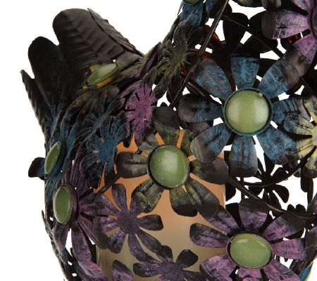 Metal & Bead Animal Luminary w/ Flameless Candle by Home Reflections ...