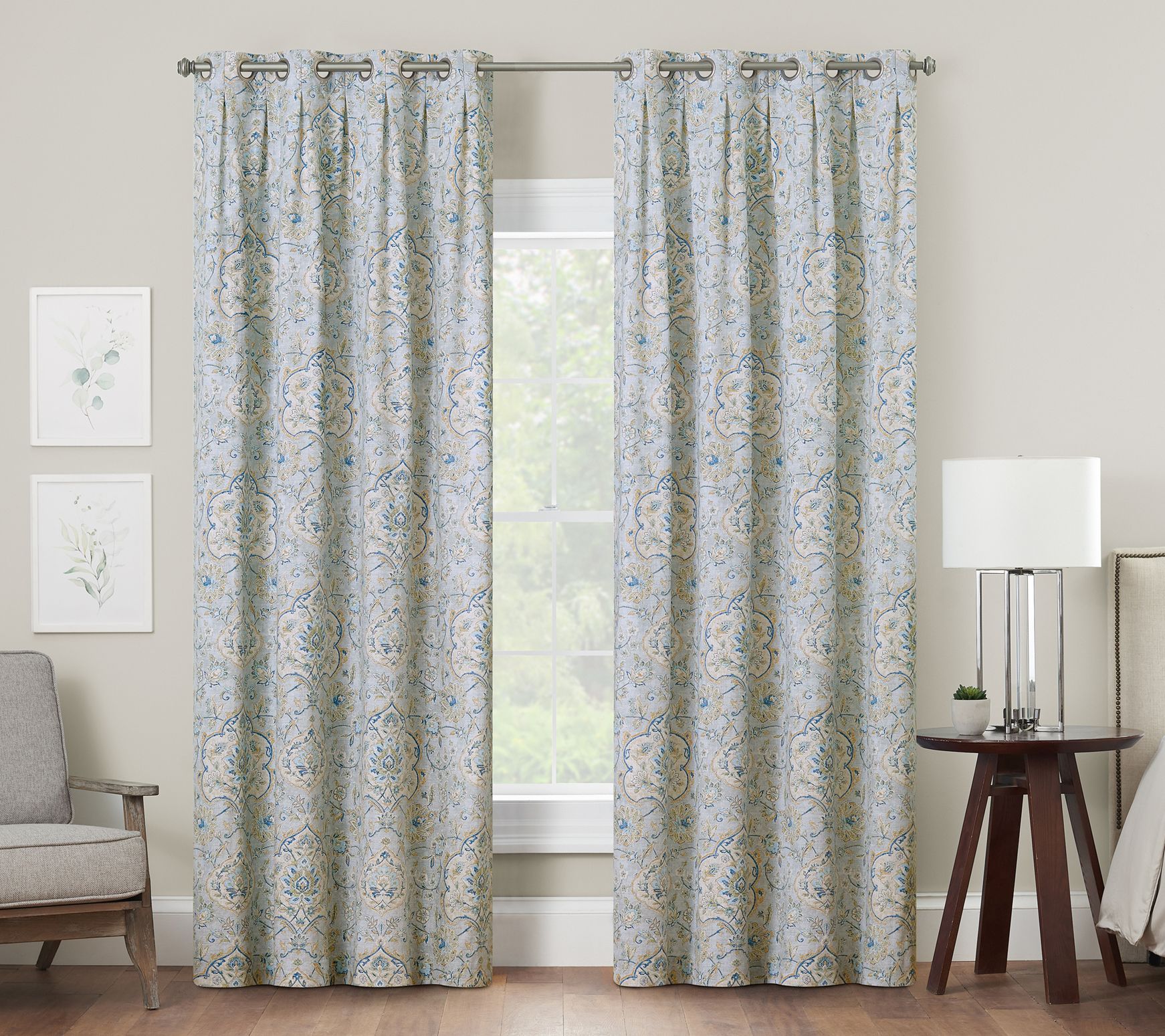 Waverly Flying Carpet 36"W x 95"L Gromment Pane l - QVC.com