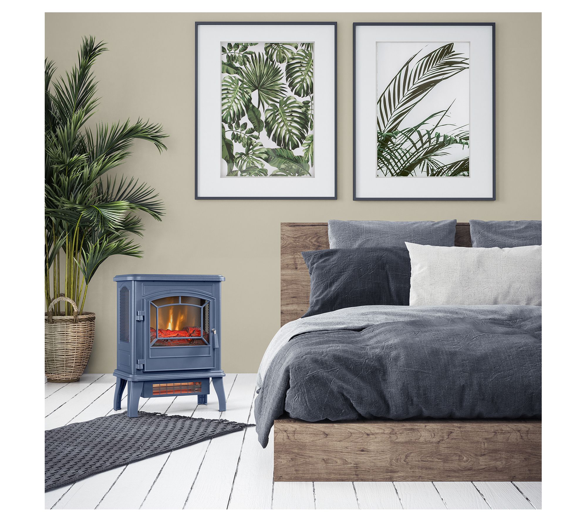 Classic Flame Infrared Quartz Stove Heater withThermostat - QVC.com