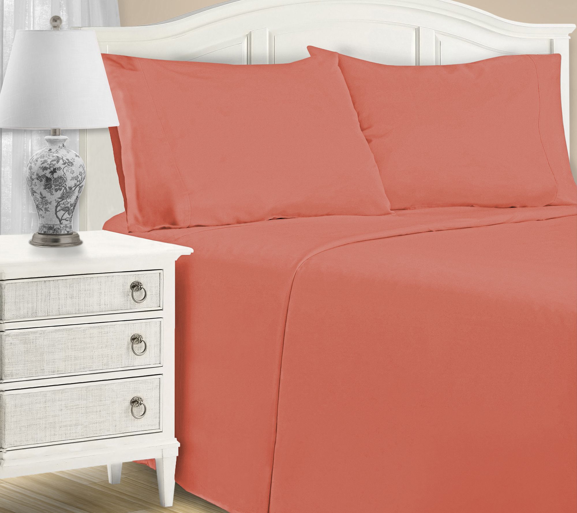 Superior 1200TC Cotton Blend Deep Pocket Bed Sheet Set, Queen - QVC.com