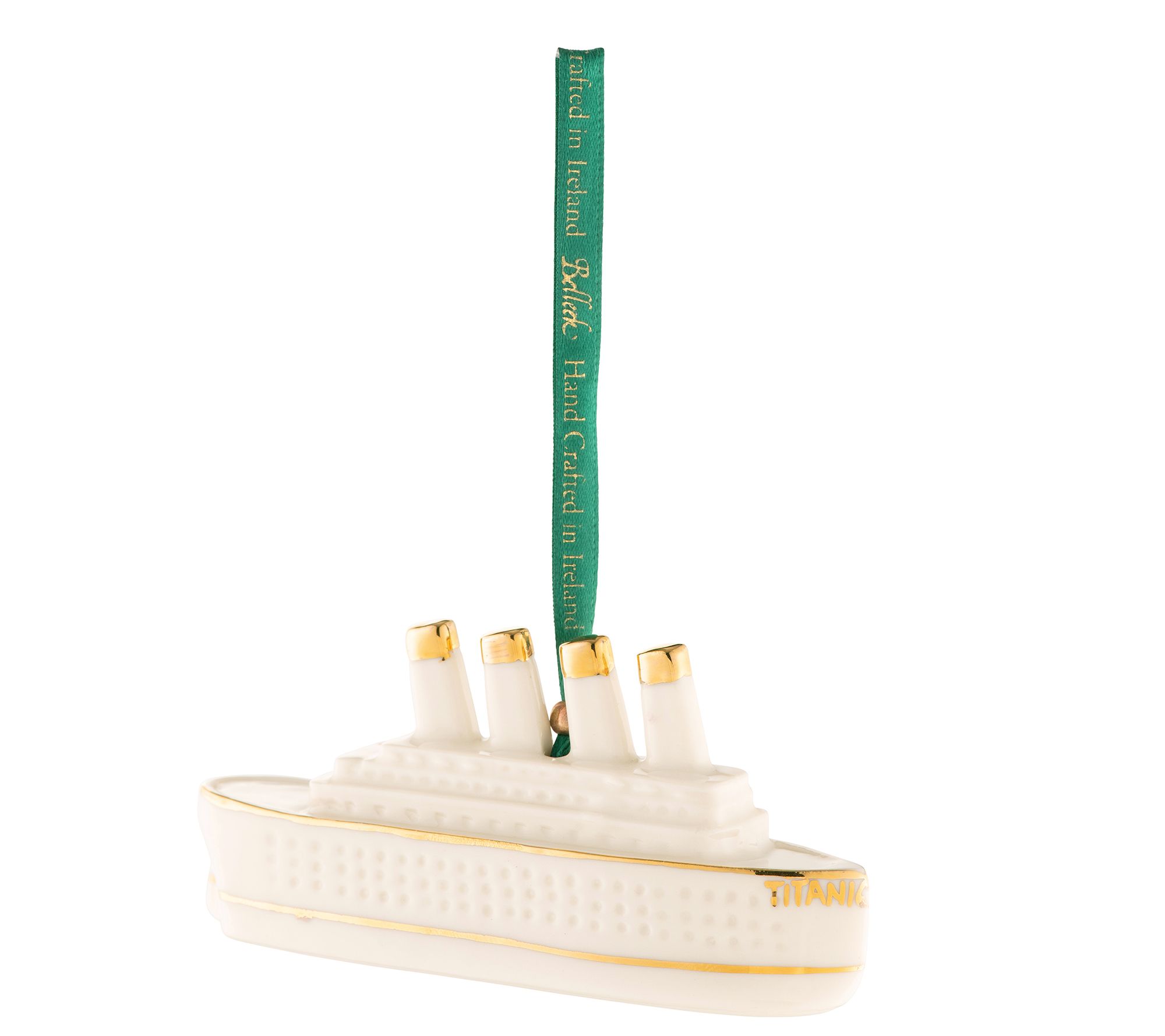 Belleek Pottery Titanic Ornament - QVC.com