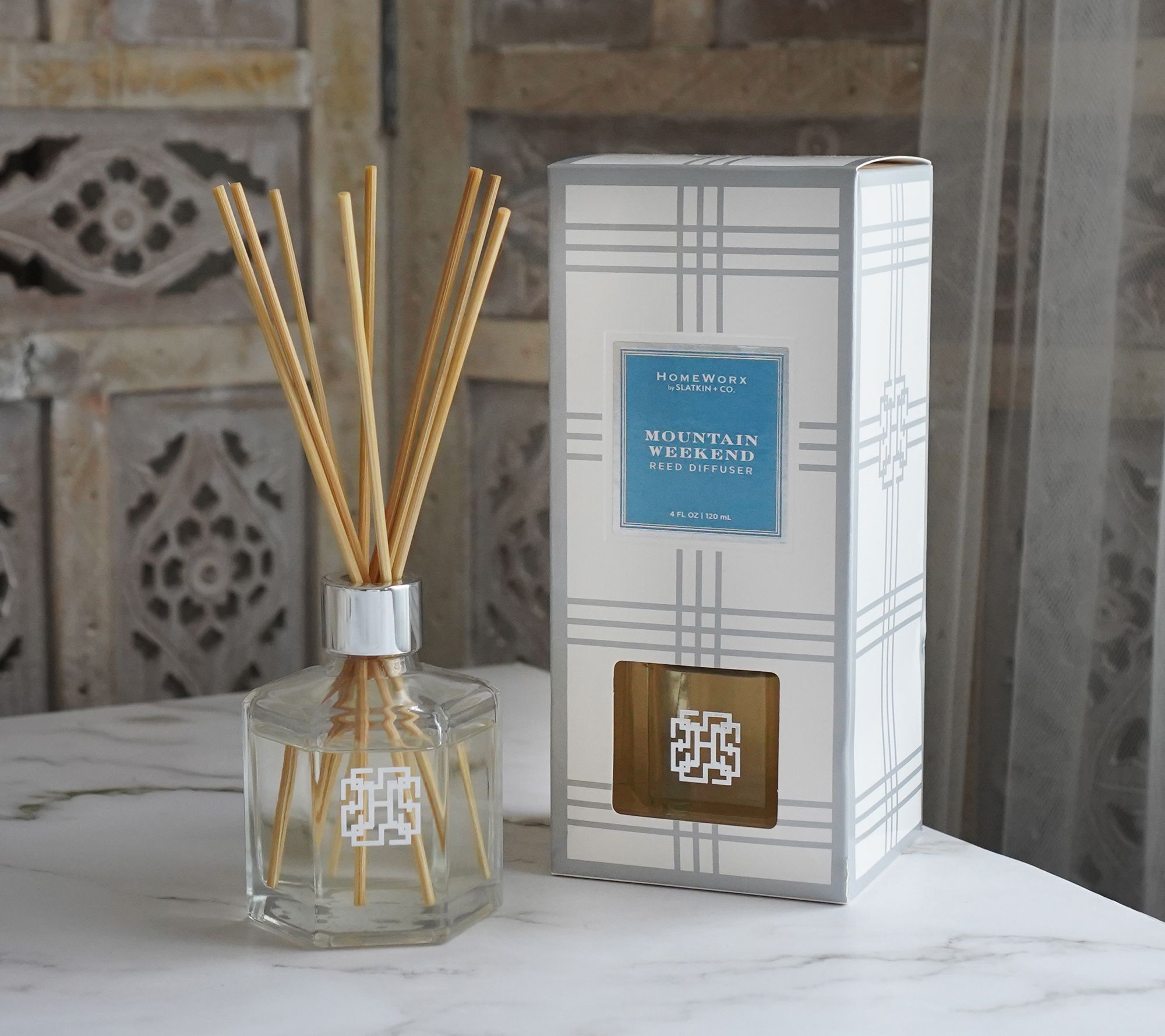"As Is" HomeWorx by Slatkin & Co. S/2 Mountain Reed Diffusers - QVC.com