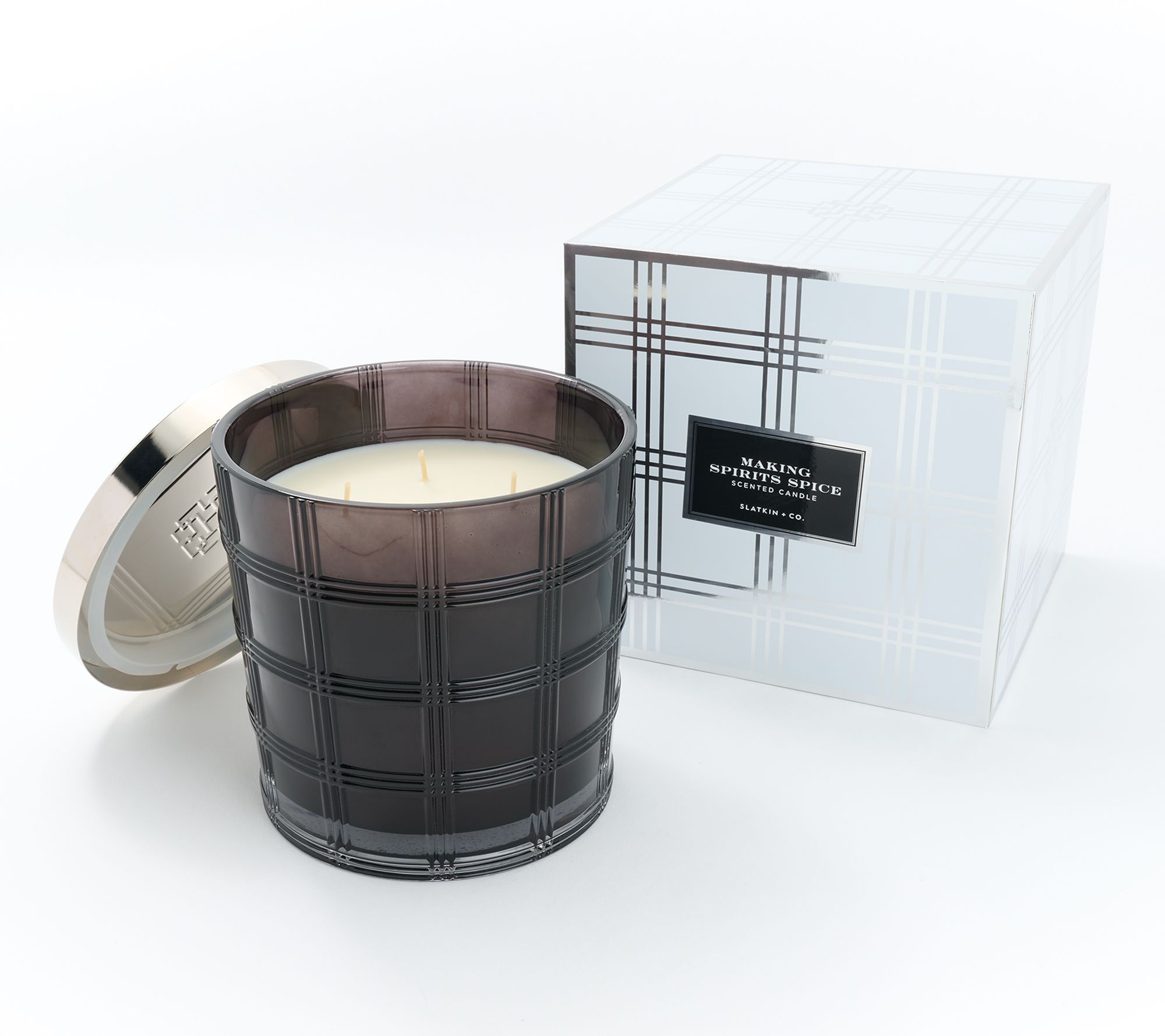 "As Is" HomeWorx by Slatkin + Co. 50oz. Shawn's Spice Candle - QVC.com