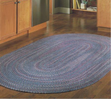 Colonial Mills Twilight 10' x 13' Oval Wool Blend Braided Rug - QVC.com