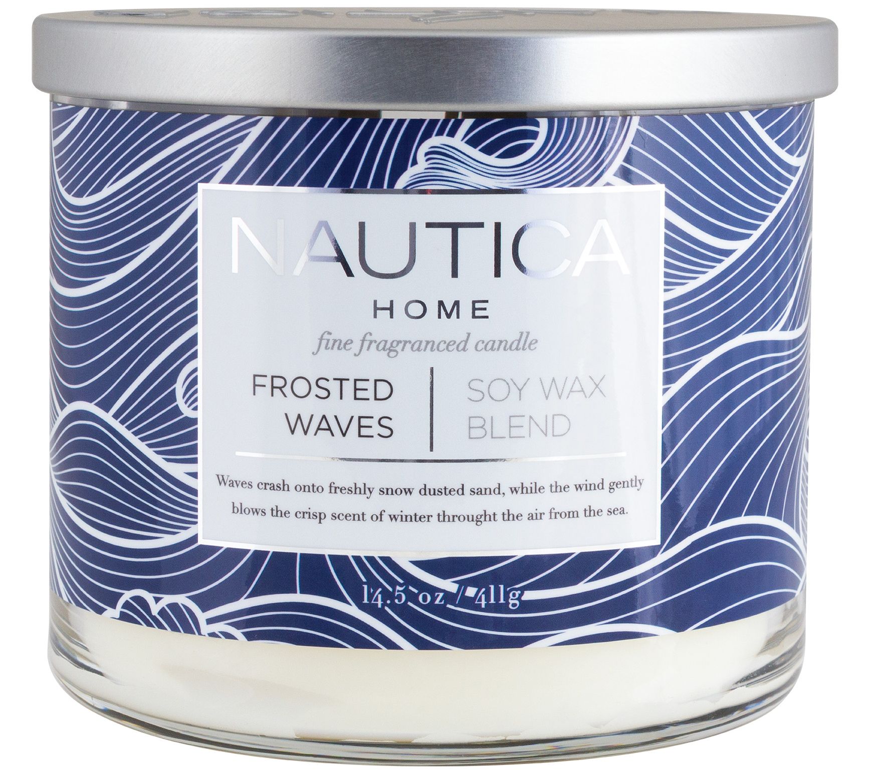 Nautica Frosted Waves Candle - QVC.com