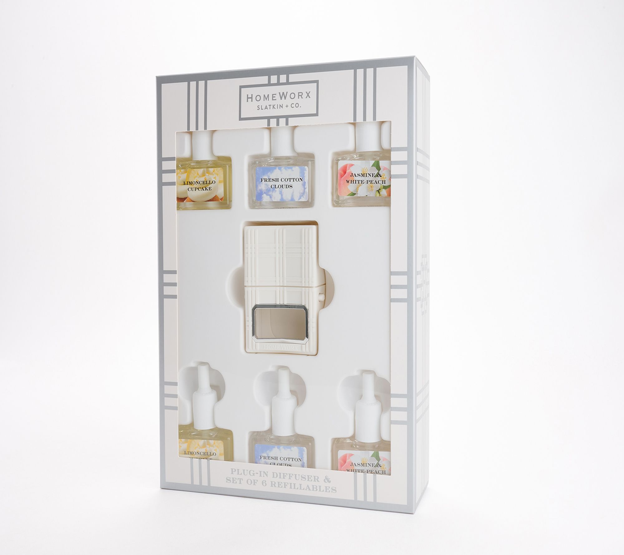 "As Is" HomeWorx by Slatkin + Co. Diffuser & S/6 Refill Set - QVC.com