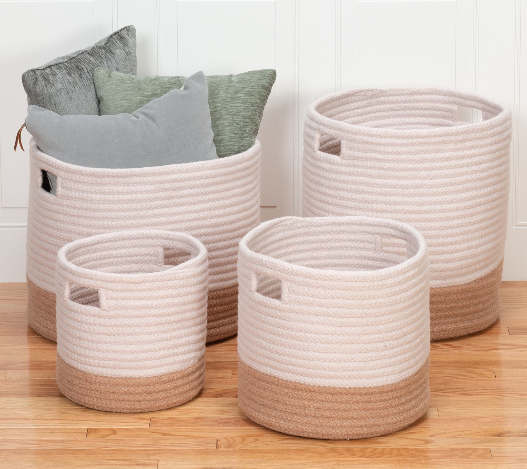 Cortland Basket- 14"x14"x14" - QVC.com
