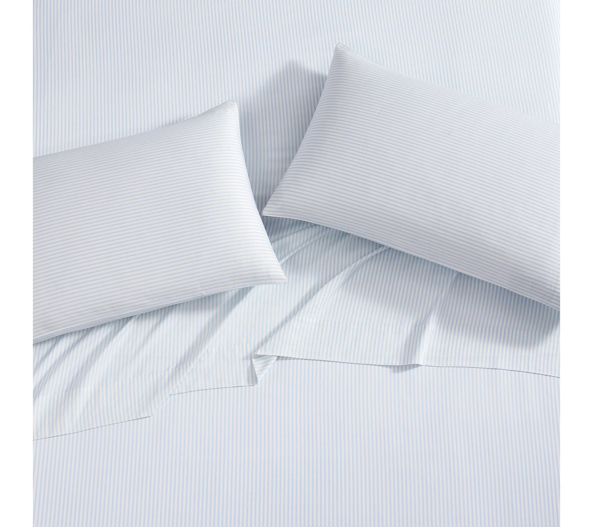 Laura Ashley Ra mona Cotton 4-P iece Sheet Set - King - QVC.com