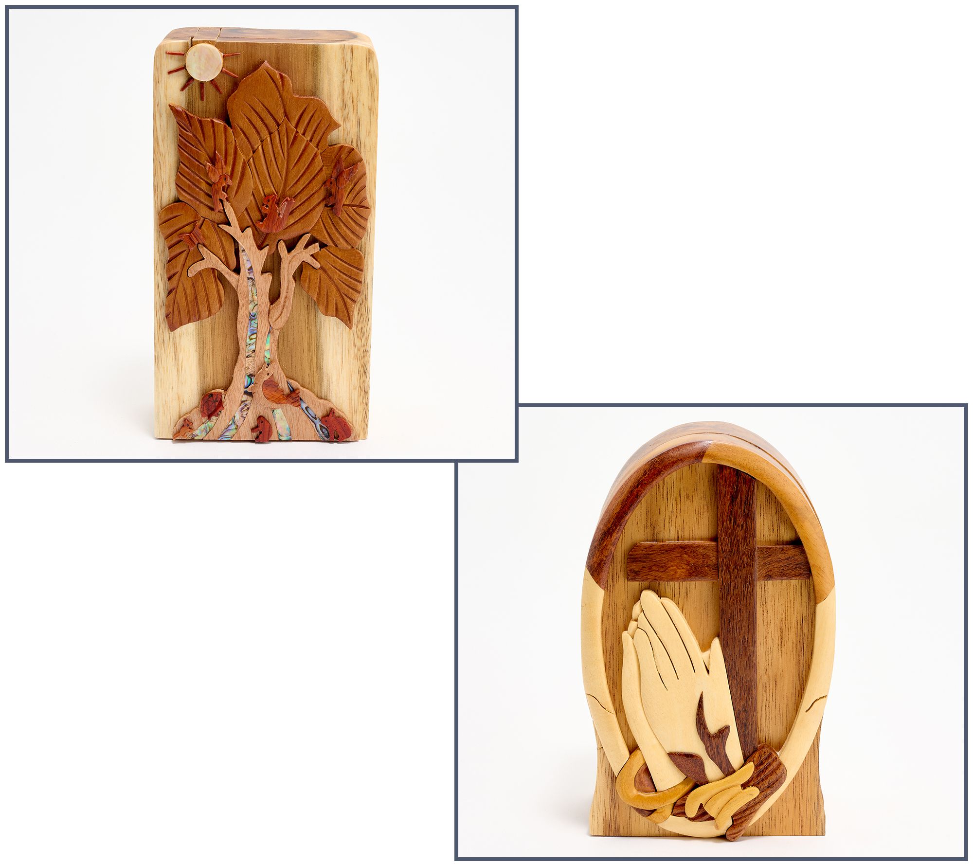 Carver Dan's Inspirational Handcrafted Puzzle Boxes - QVC.com