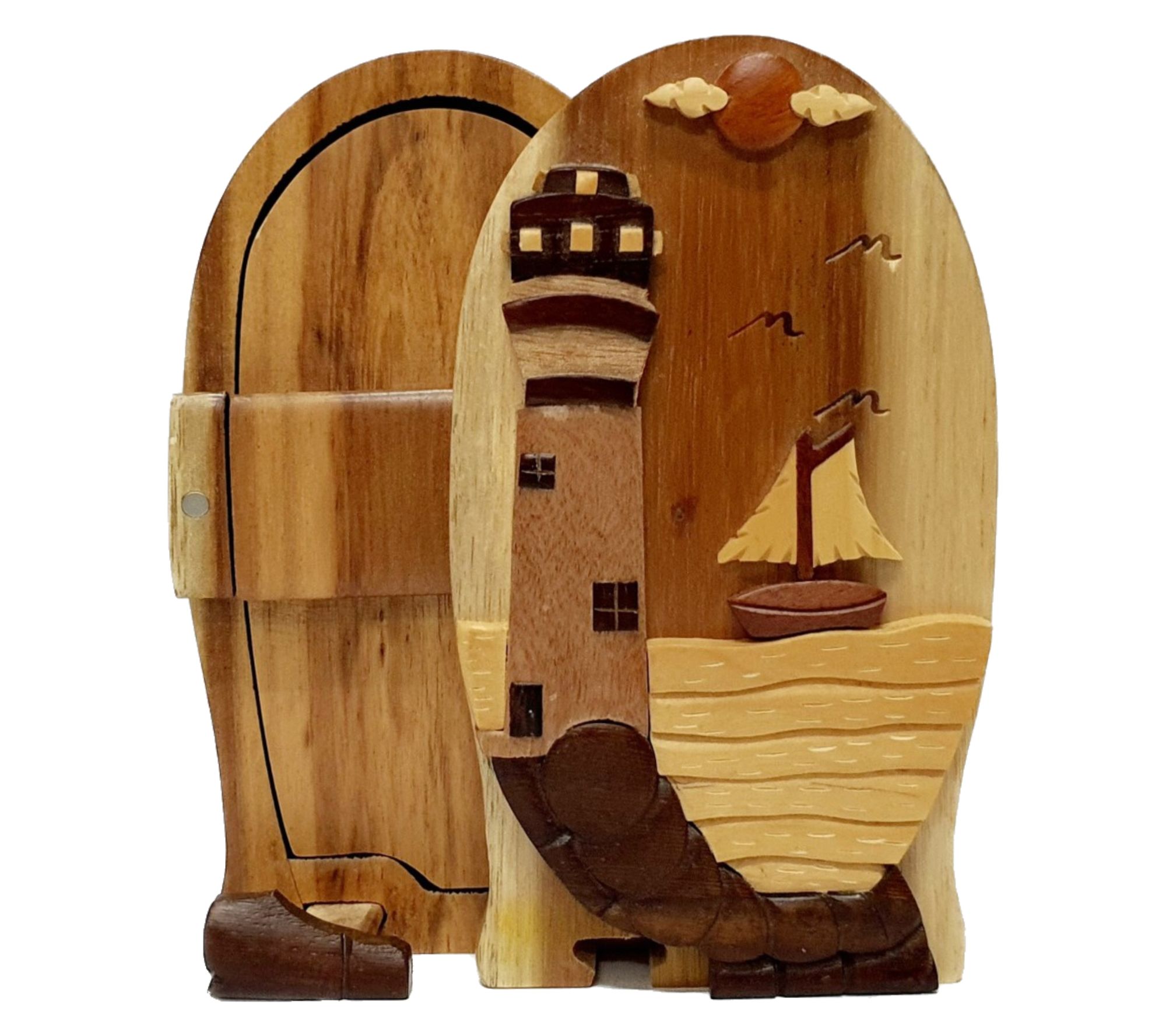 Carver Dan's Lighthouse Puzzle Box - QVC.com