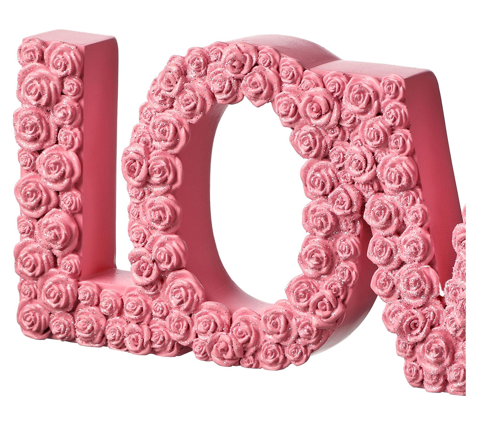 12" Rosette "LOVE" Sign by Valerie - QVC.com