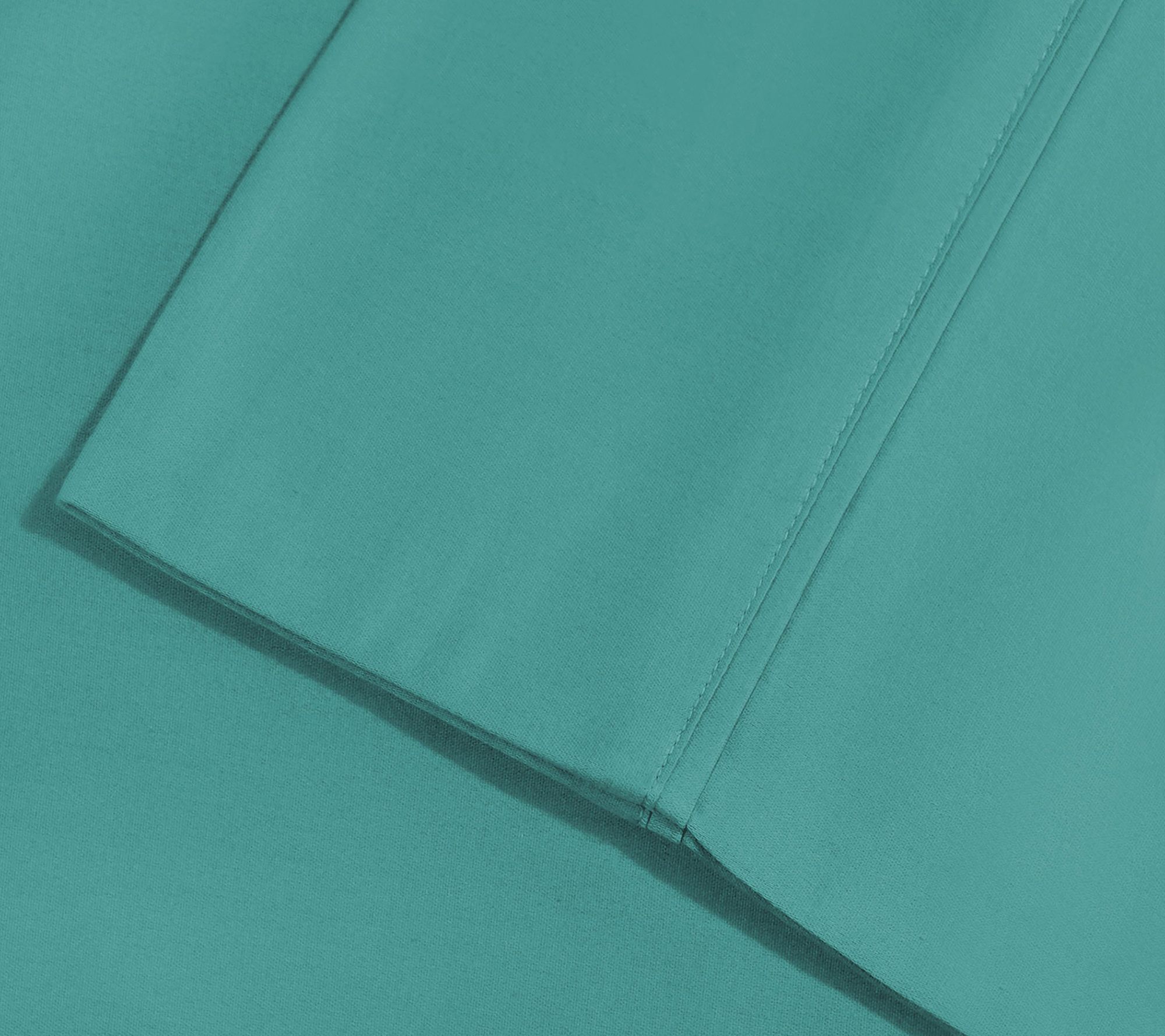 Superior Solid 600 Thread Count Cotton Blend Shet Set, Queen - QVC.com