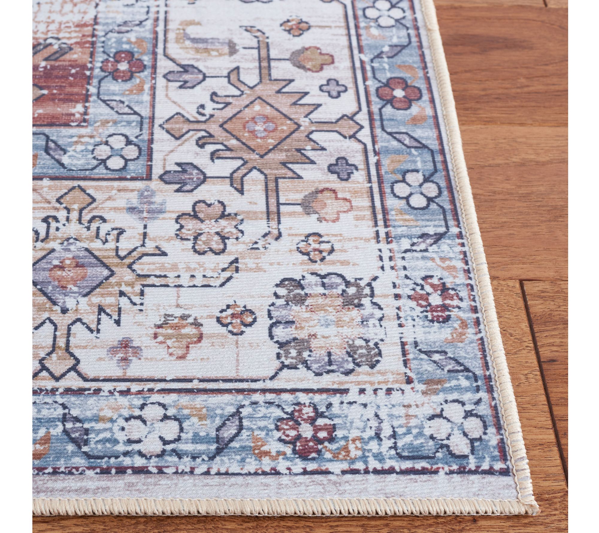 Safavieh Tucson 109 Machine Washable 2'-6" X 8'Rug - QVC.com