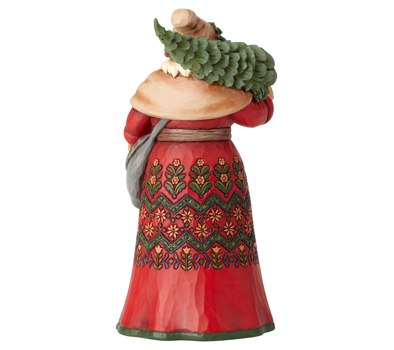 Jim Shore Heartwood Creek Swedish Santa Figurine - QVC.com